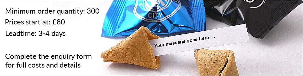 Fortune cookies - promotional fortune cookies - UK