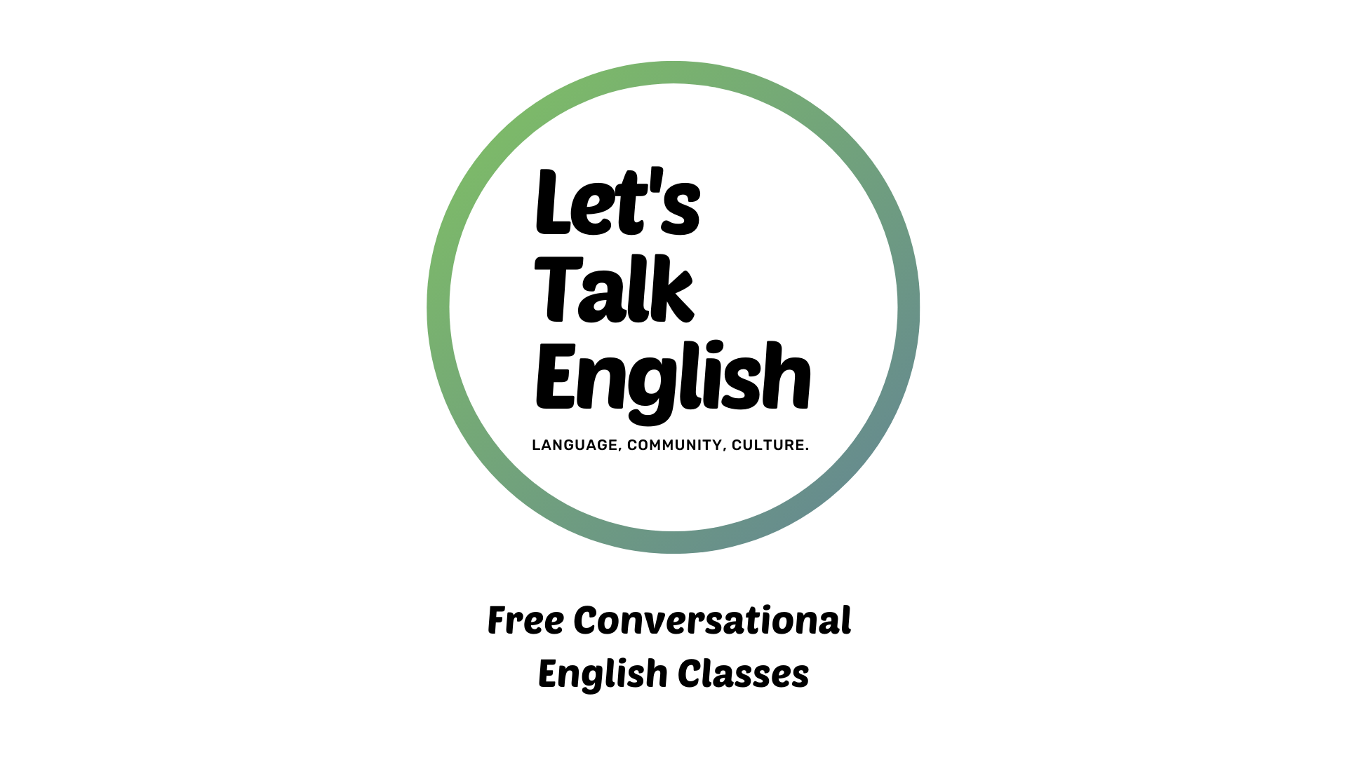 Let's Talk English — Crossroads Church