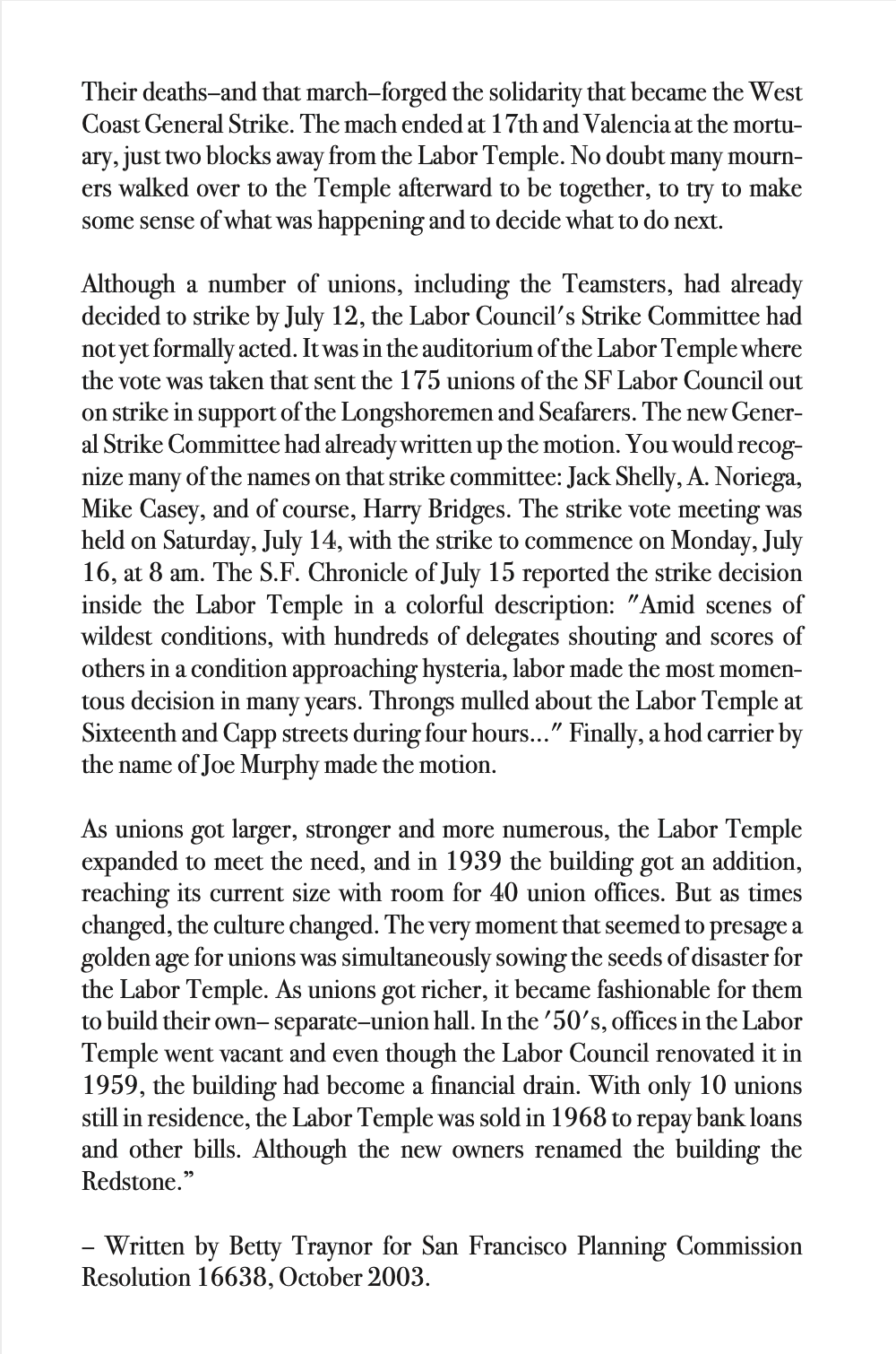 History of the Redstone Labor Temple — The Lab