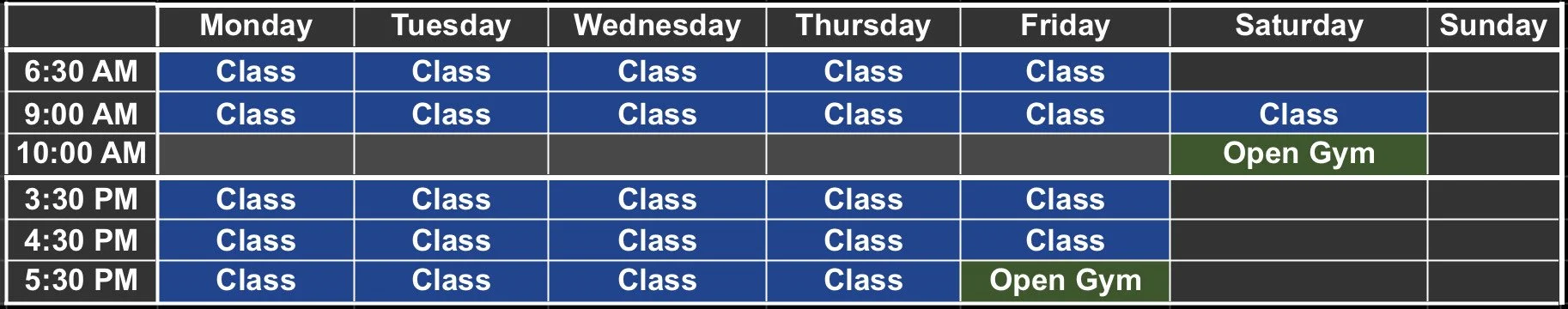 CrossFit Train 97333 - Class Schedule