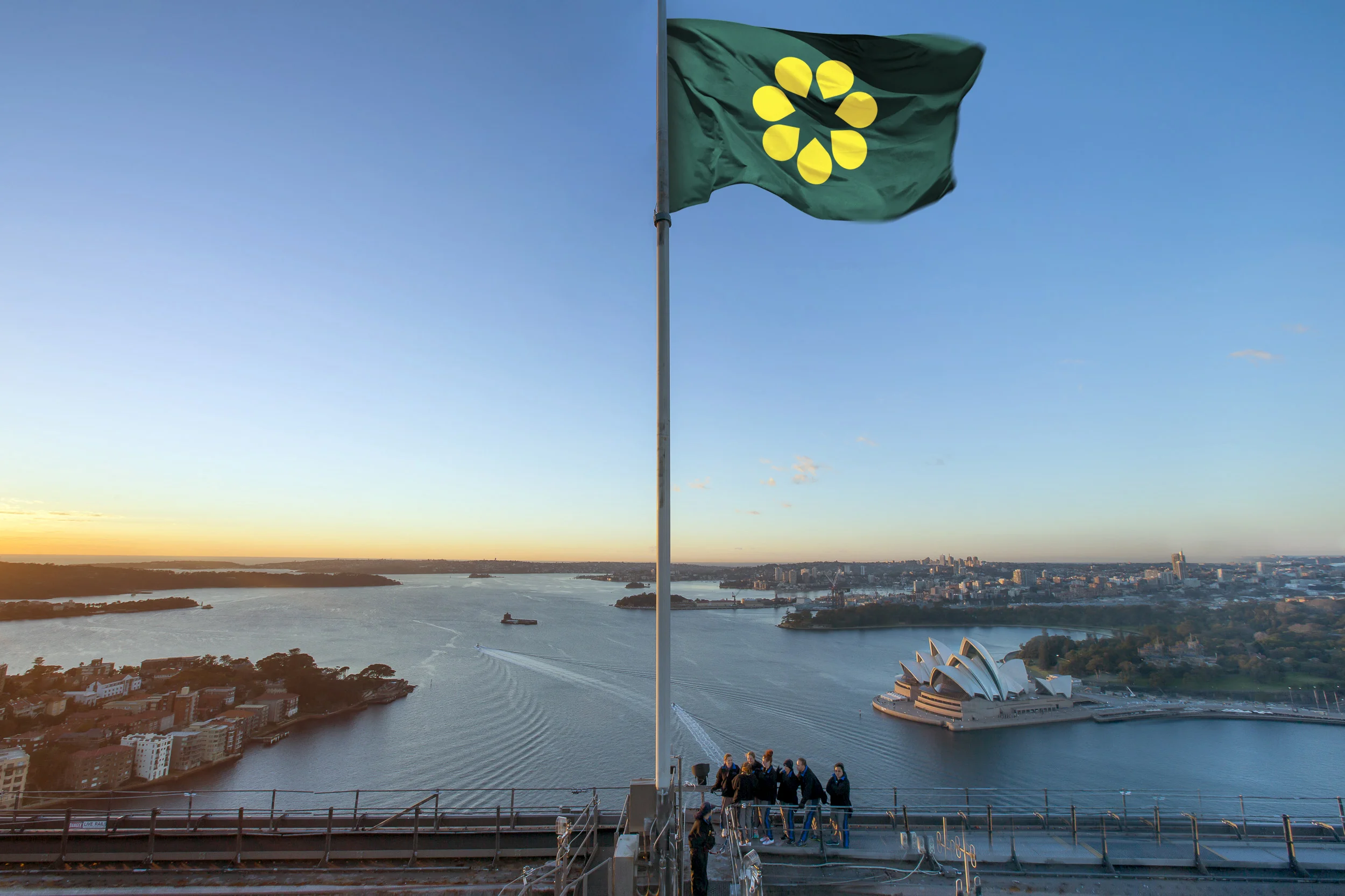 The Golden Wattle flag