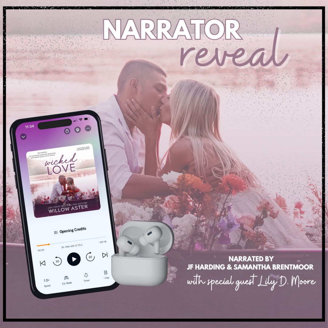 Open to see the narrators for Wicked Love! — Willow Aster