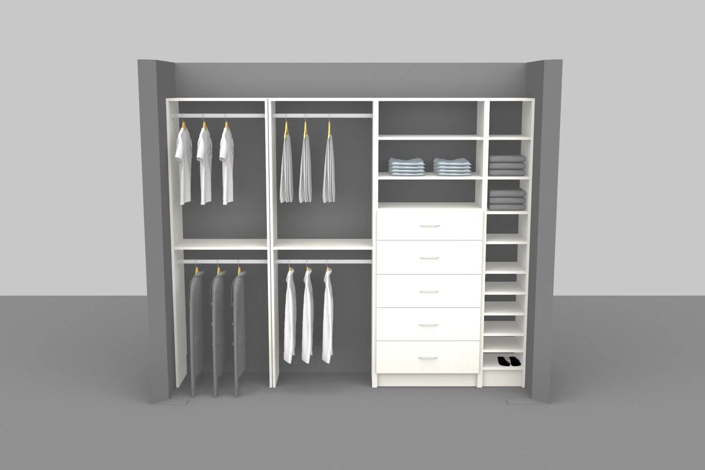 Virtual Closet Design - Dream Closet Space | Organize A-Z