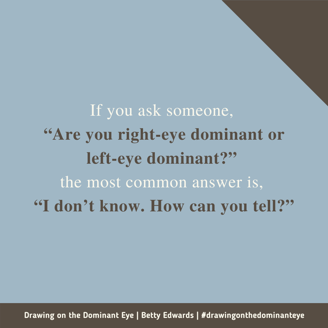 Drawing on the Dominant Eye: In Bookstores November 10, 2020 — Drawing ...
