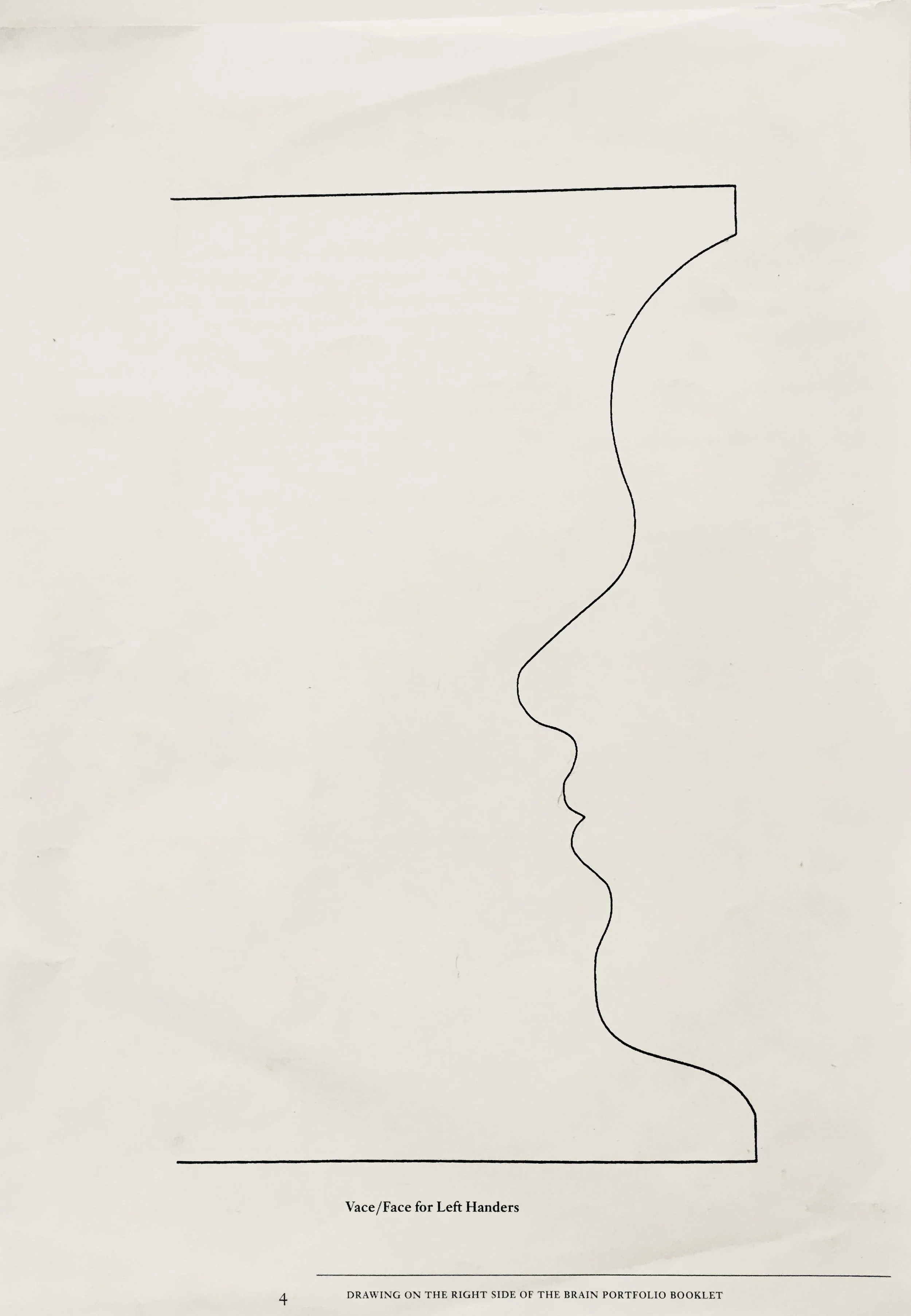 Try it! The Vase/Faces Exercise — Drawing on the Right Side of the Brain