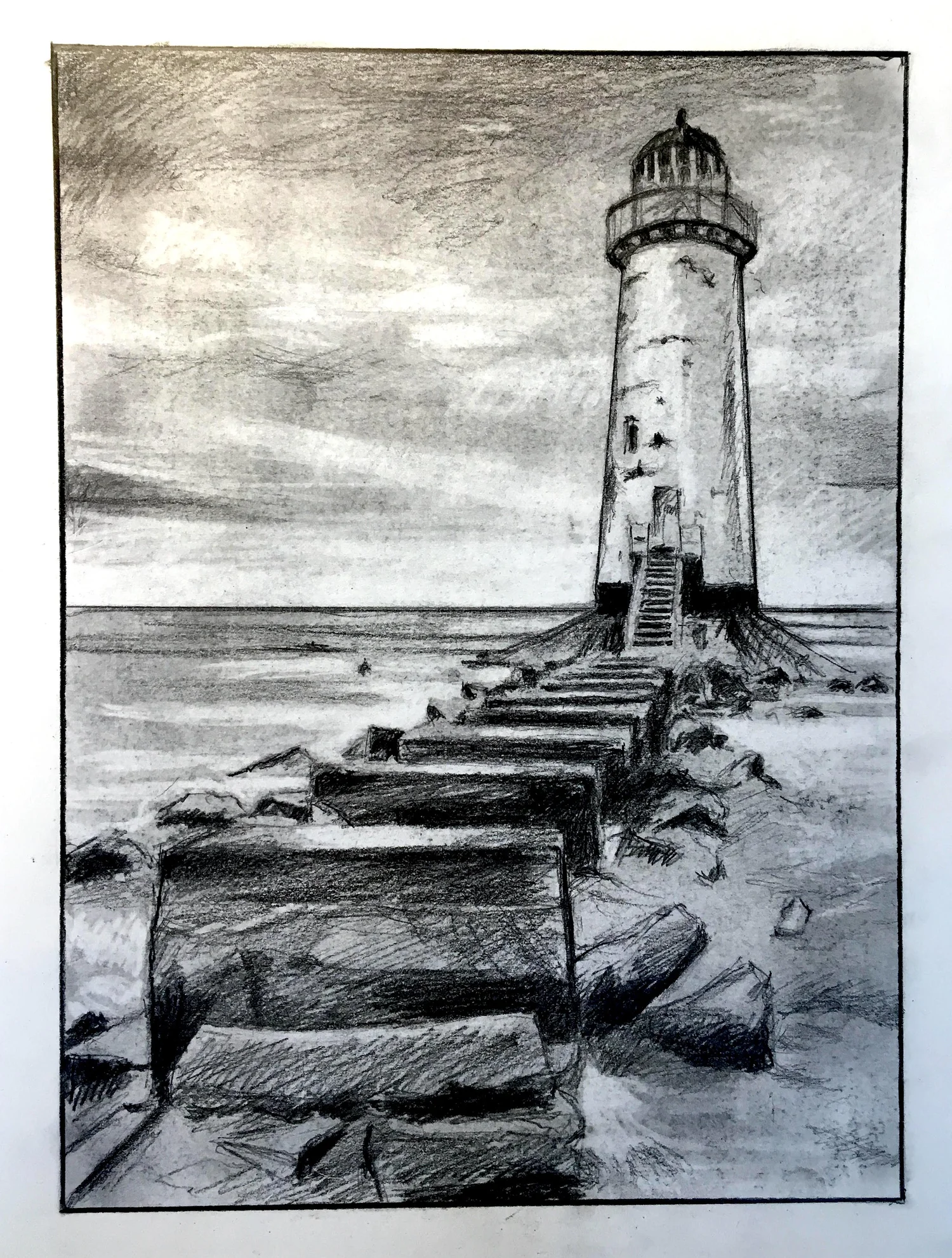 One Day Landscape Drawing Workshop — Drawing on the Right Side of the Brain