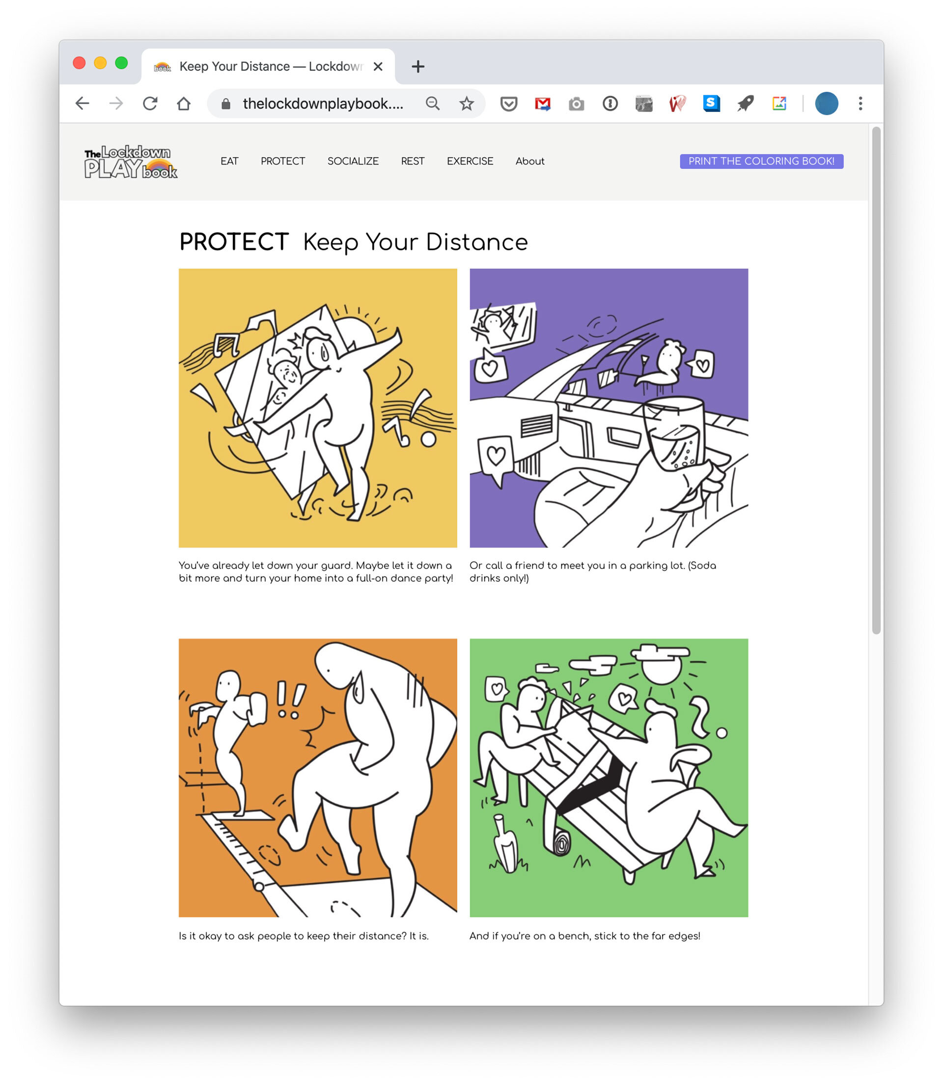 The Lockdown Playbook: Download, Color, and Donate