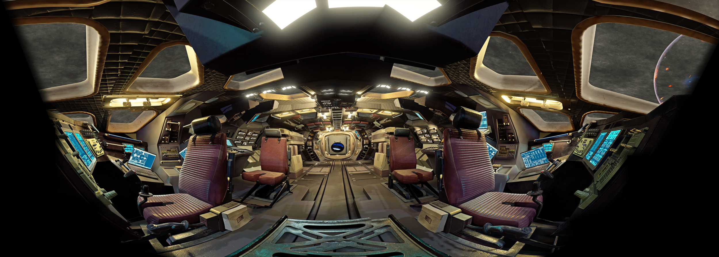 Ranger Spacecraft Interstellar Movie Set