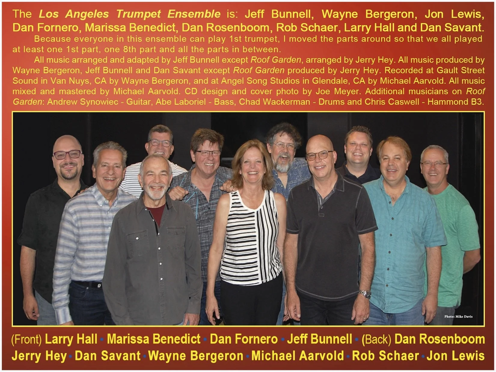 Los Angeles Trumpet Ensemble-Homage CD — Wayne Bergeron