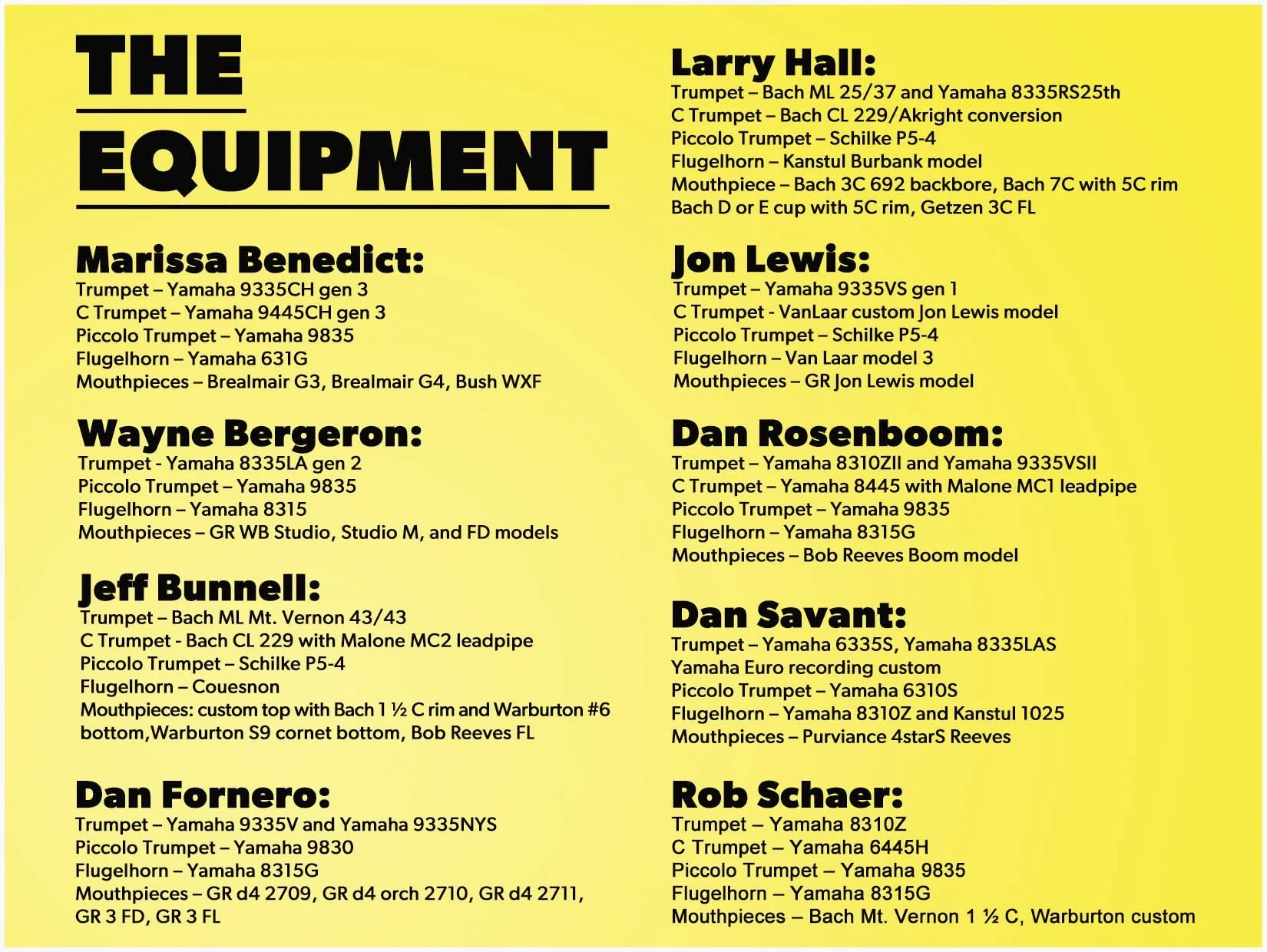 Los Angeles Trumpet Ensemble-Homage CD — Wayne Bergeron