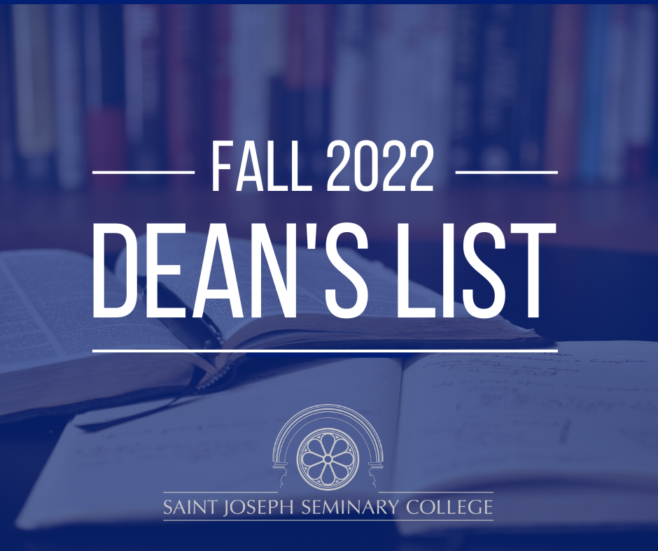 SJSC Releases Dean's List for the 2022-23 Fall Semester — Saint Joseph Abbey