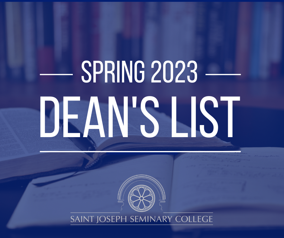 SJSC Announces Spring 2023 Dean’s List — Saint Joseph Abbey