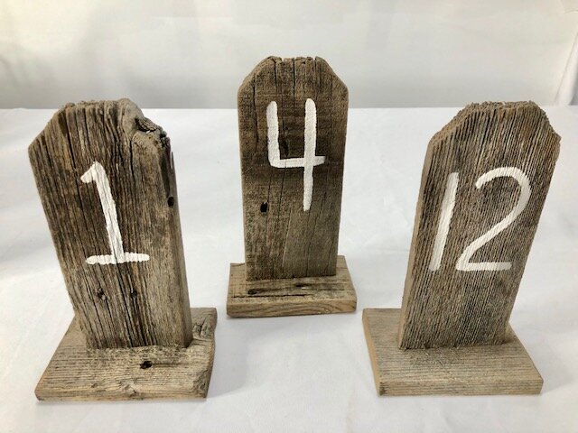 Easels & Table Numbers — Celebration Set Ups
