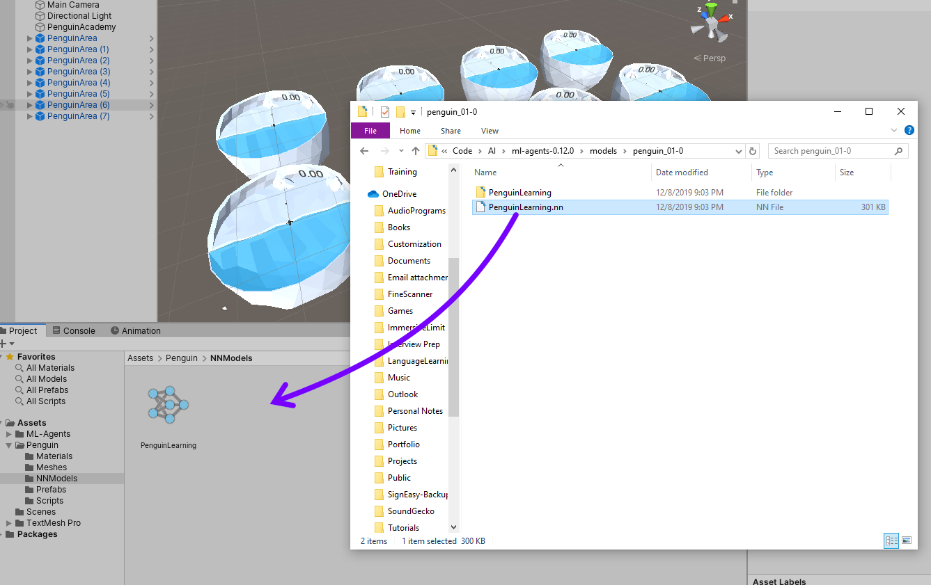 Reinforcement Learning Penguins (Part 4/4) | Unity ML-Agents — Immersive Limit
