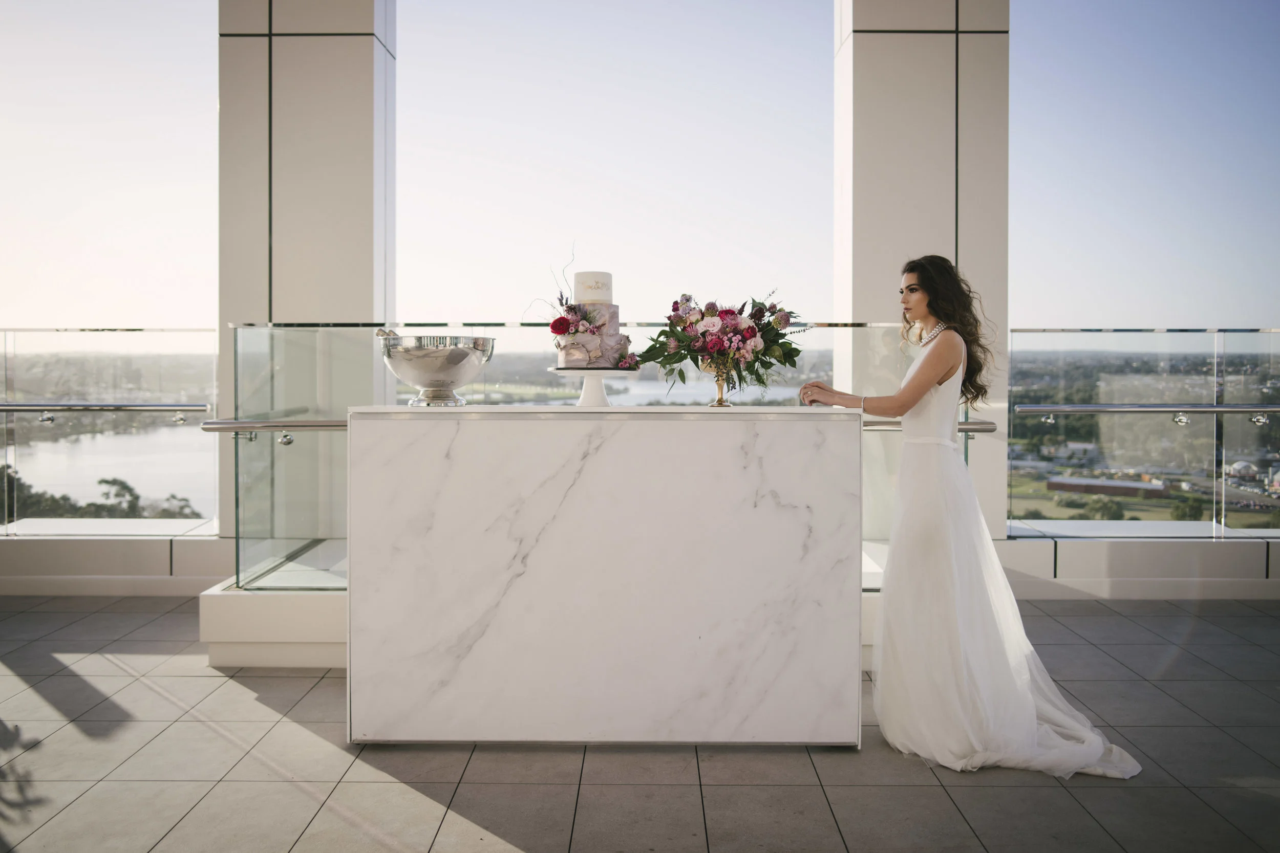 The Wedding Network | Sky High Glamour Styled Shoot | Aloft Perth ...