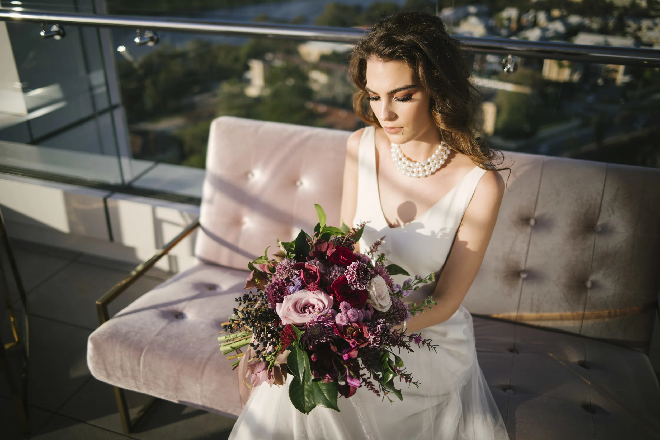 The Wedding Network | Sky High Glamour Styled Shoot | Aloft Perth ...