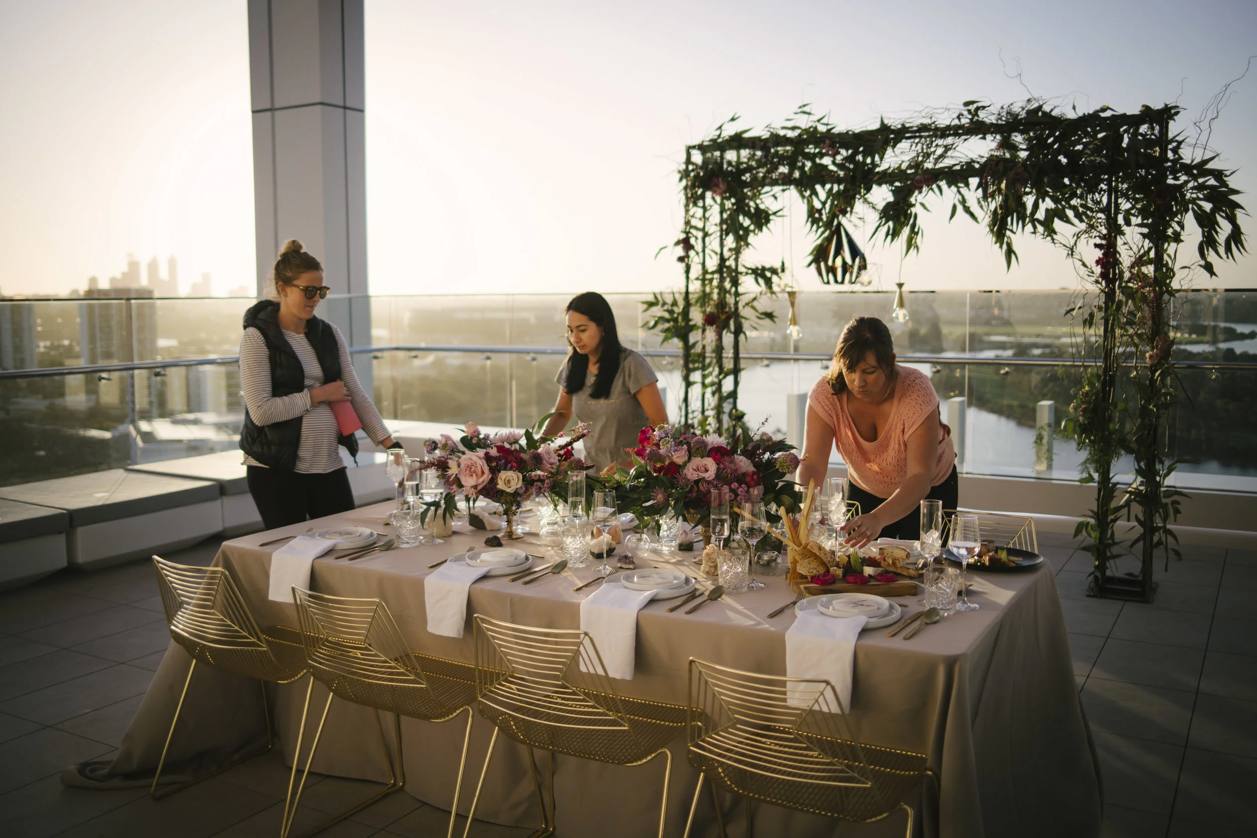 The Wedding Network | Sky High Glamour Styled Shoot | Aloft Perth ...