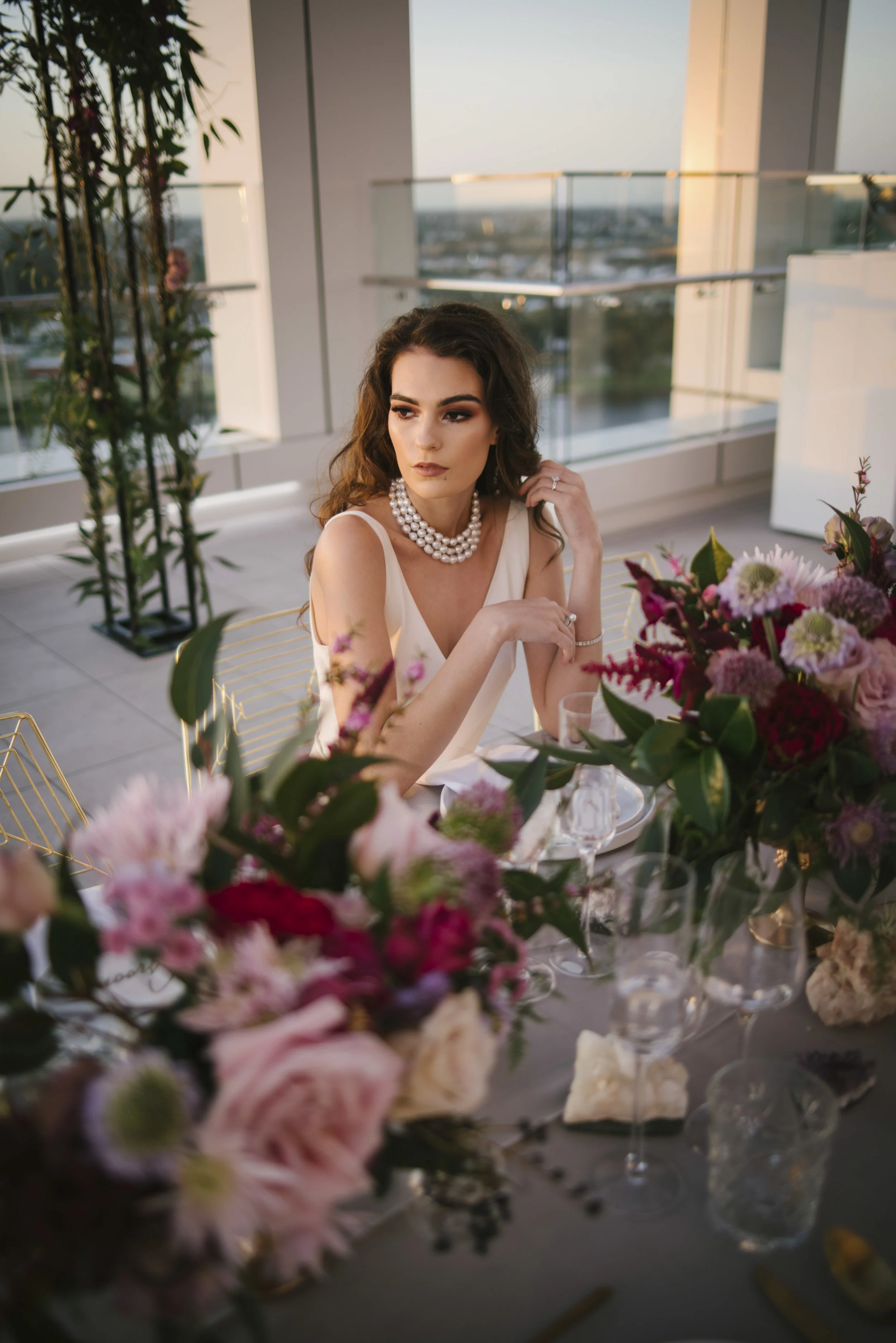 The Wedding Network | Sky High Glamour Styled Shoot | Aloft Perth ...