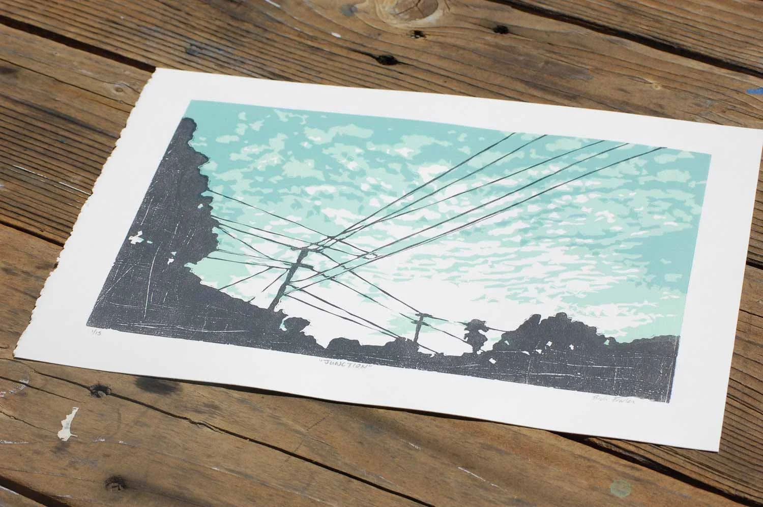 Linocut Prints, Woodcuts and Modern Travel Block Prints — Linocut ...