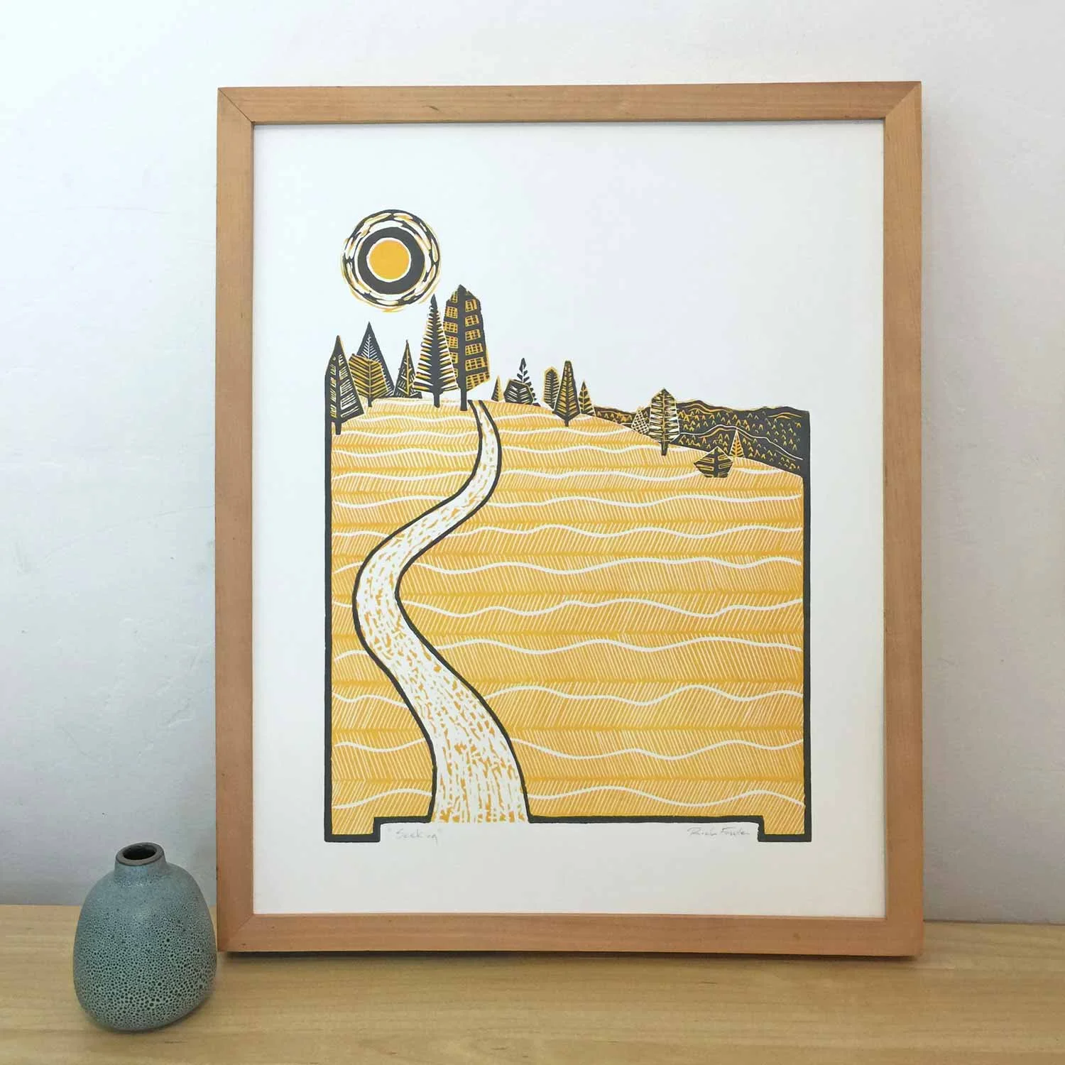 Linocut Prints, Woodcuts and Modern Travel Block Prints — Linocut ...