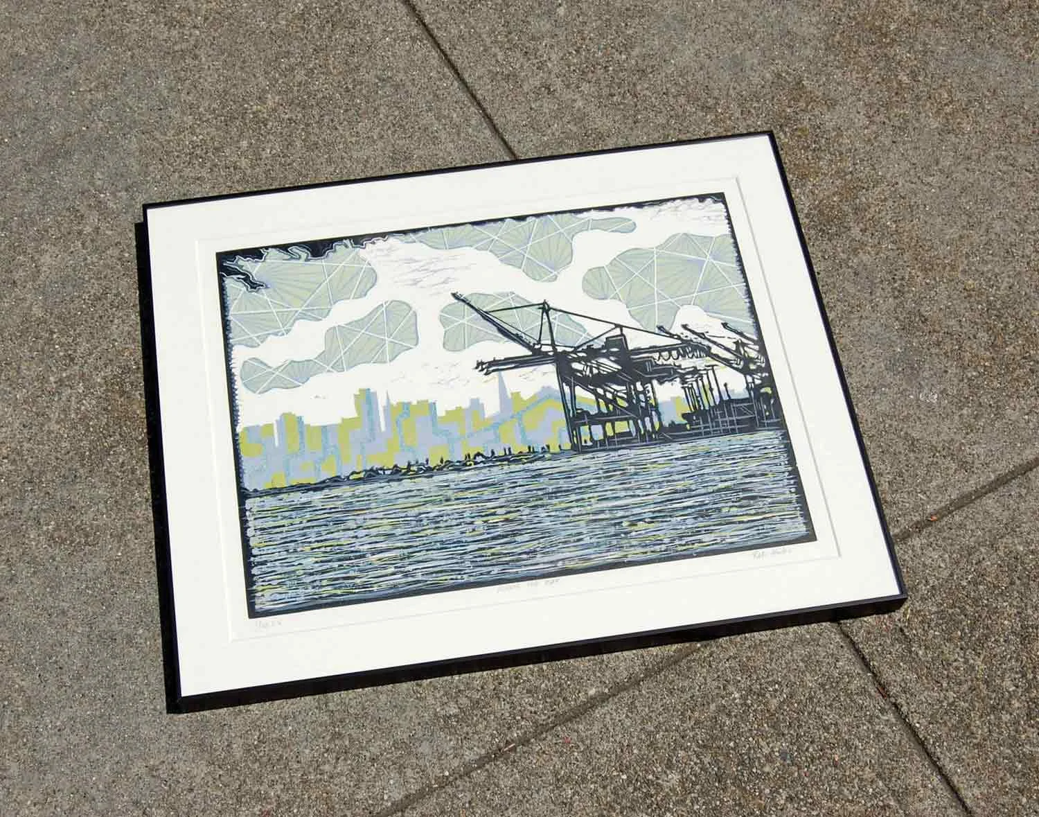 Linocut Prints, Woodcuts and Modern Travel Block Prints — Linocut ...