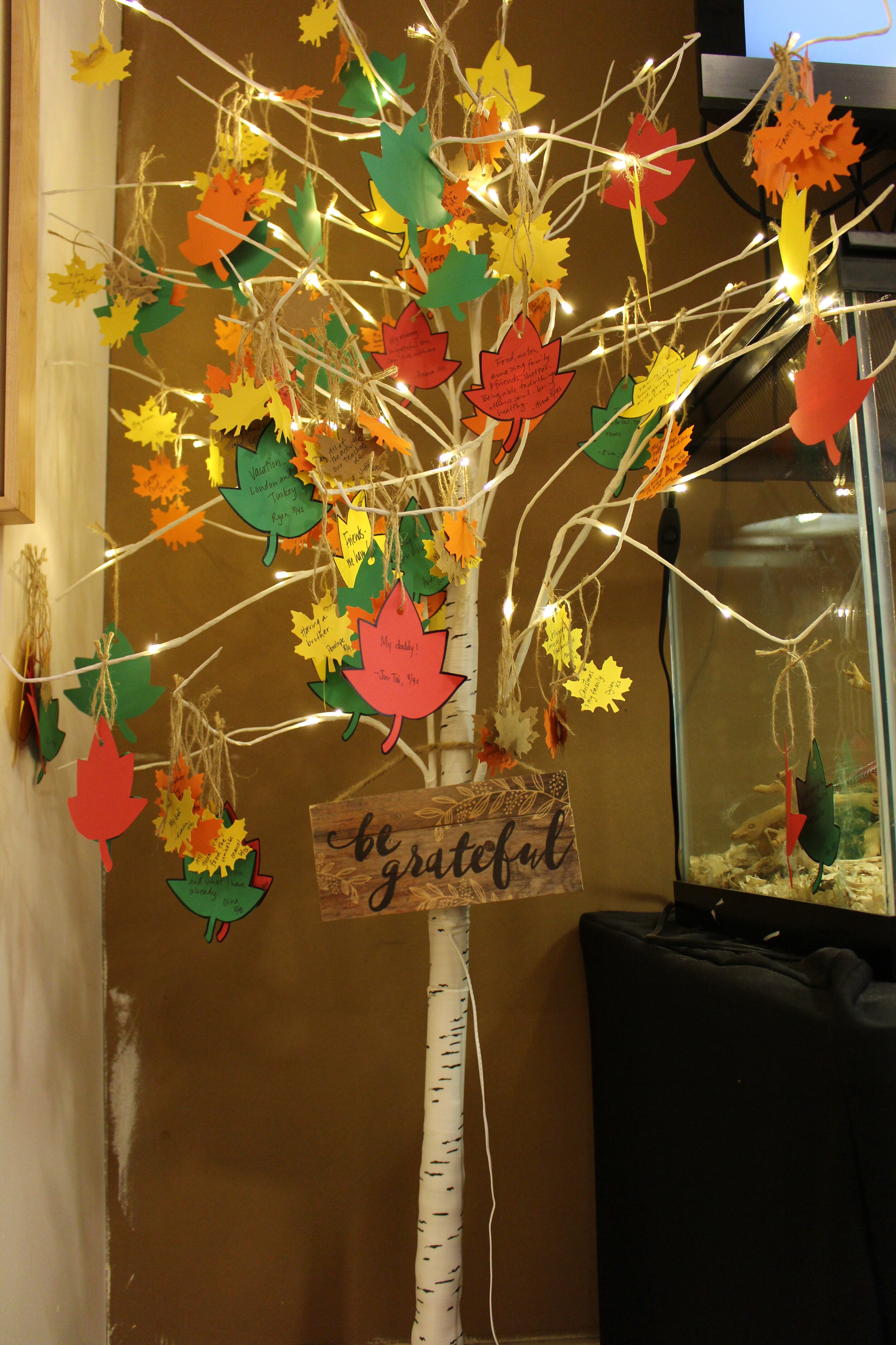 Thanksgiving Gratitude Tree