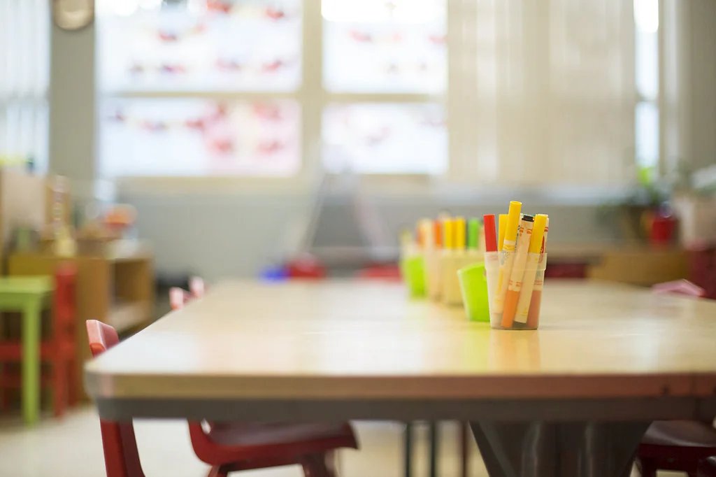 Empty Preschool Classroom