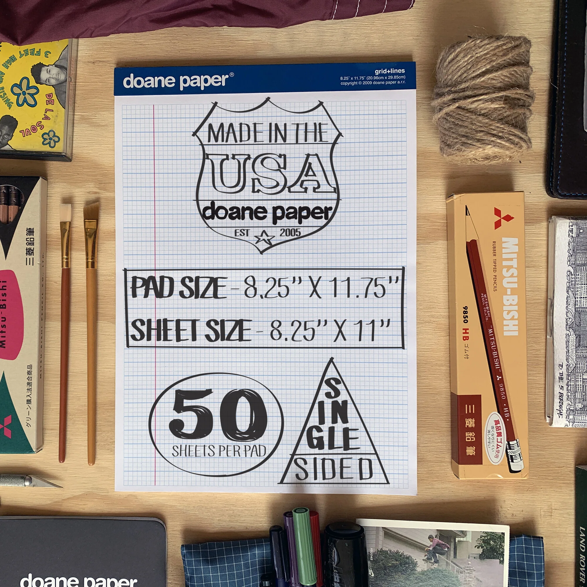 Writing Pad Large (Pack of 3) — doane paper