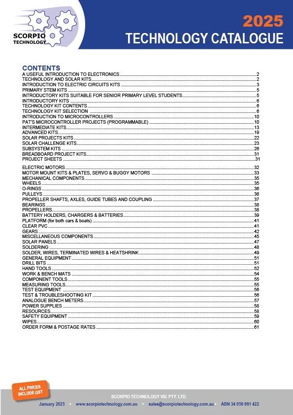 Catalogues — Scorpio Technology