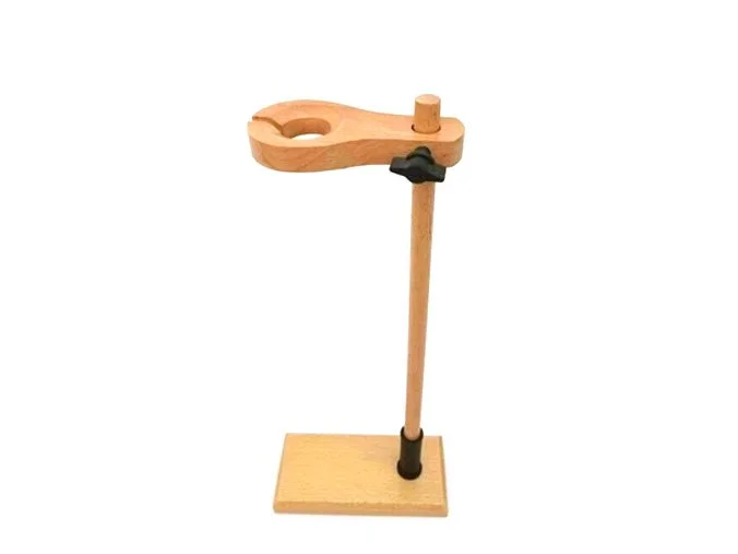 Funnel Holder - Double with Stand - Wooden — Scorpio Technology