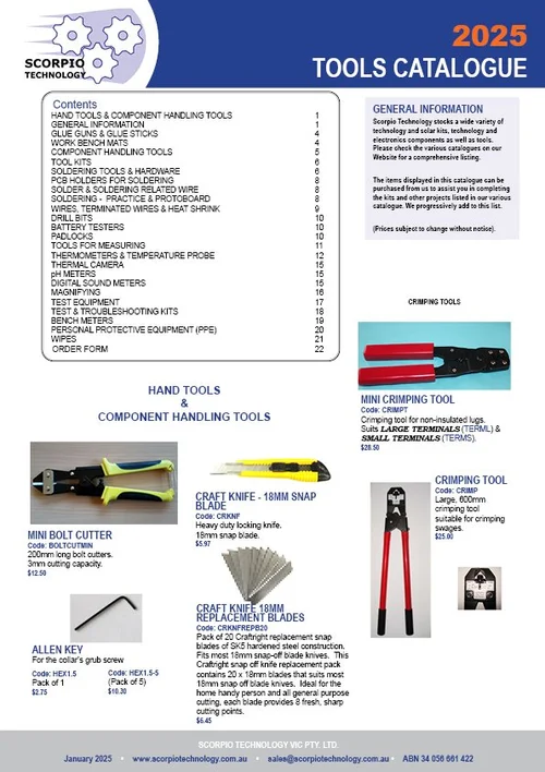 Catalogues — Scorpio Technology