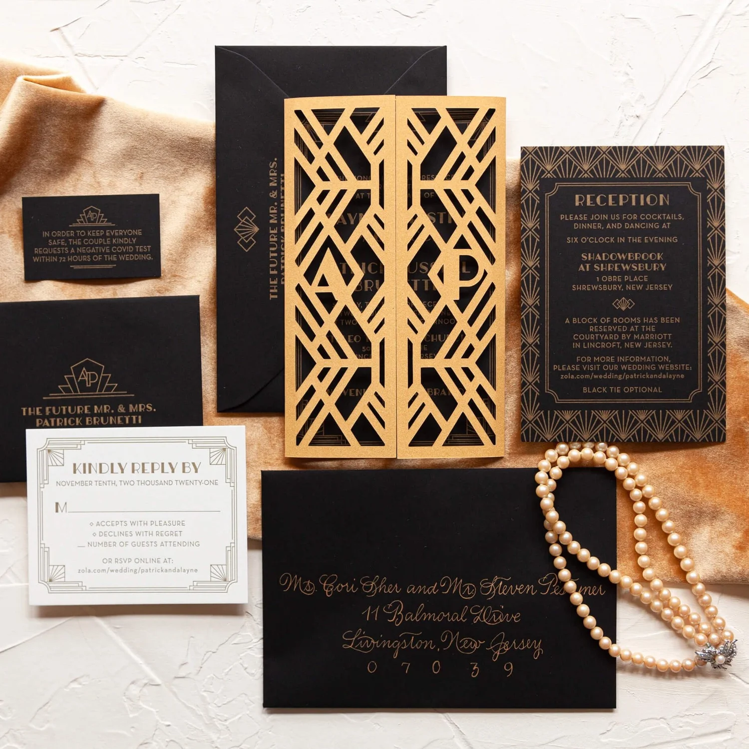 Custom Wedding Invitation Design & Letterpress Printing