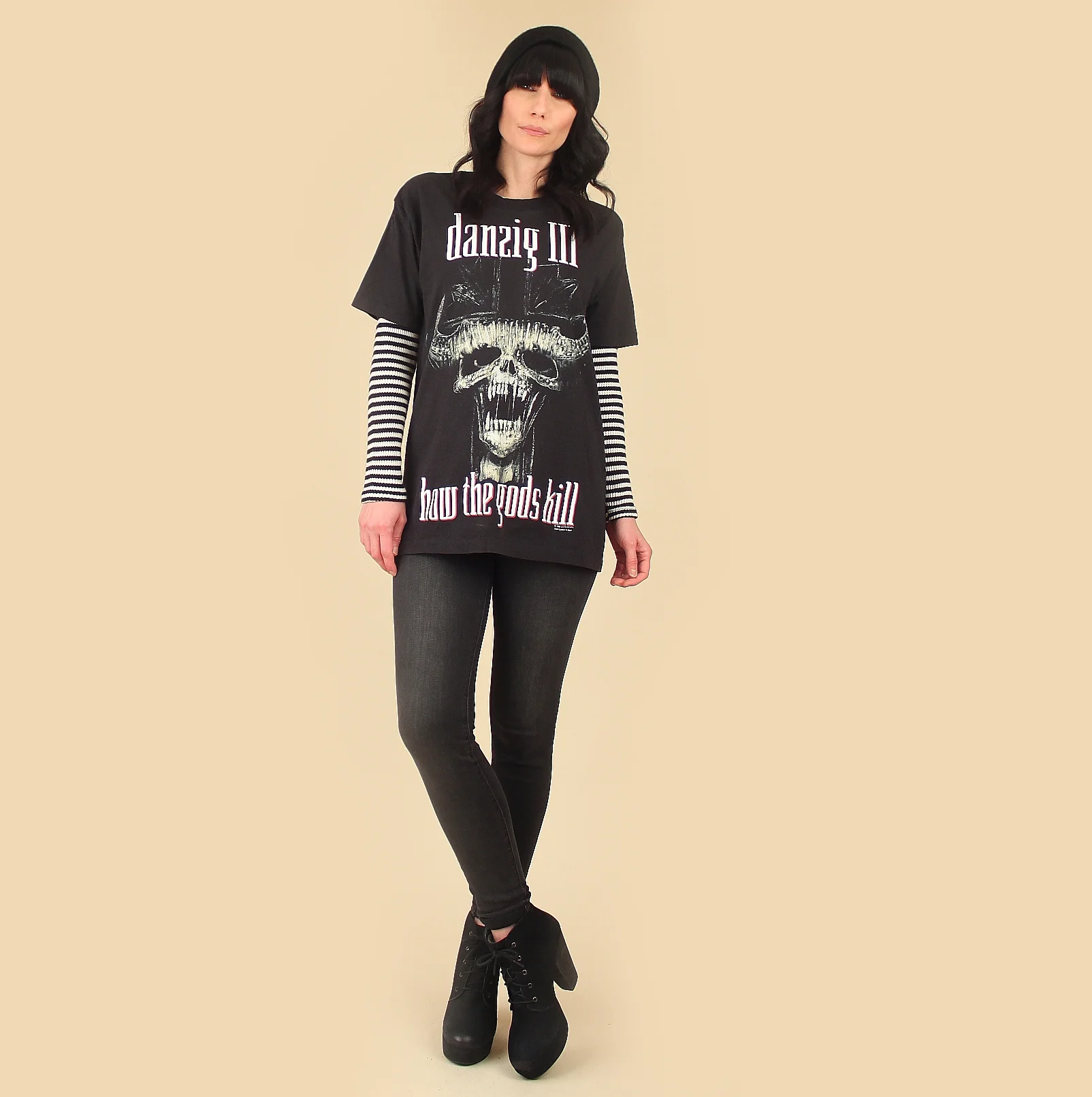 Danzig III 1990's Vintage Tour Tee // How The Gods Kill — Hellhound Vintage