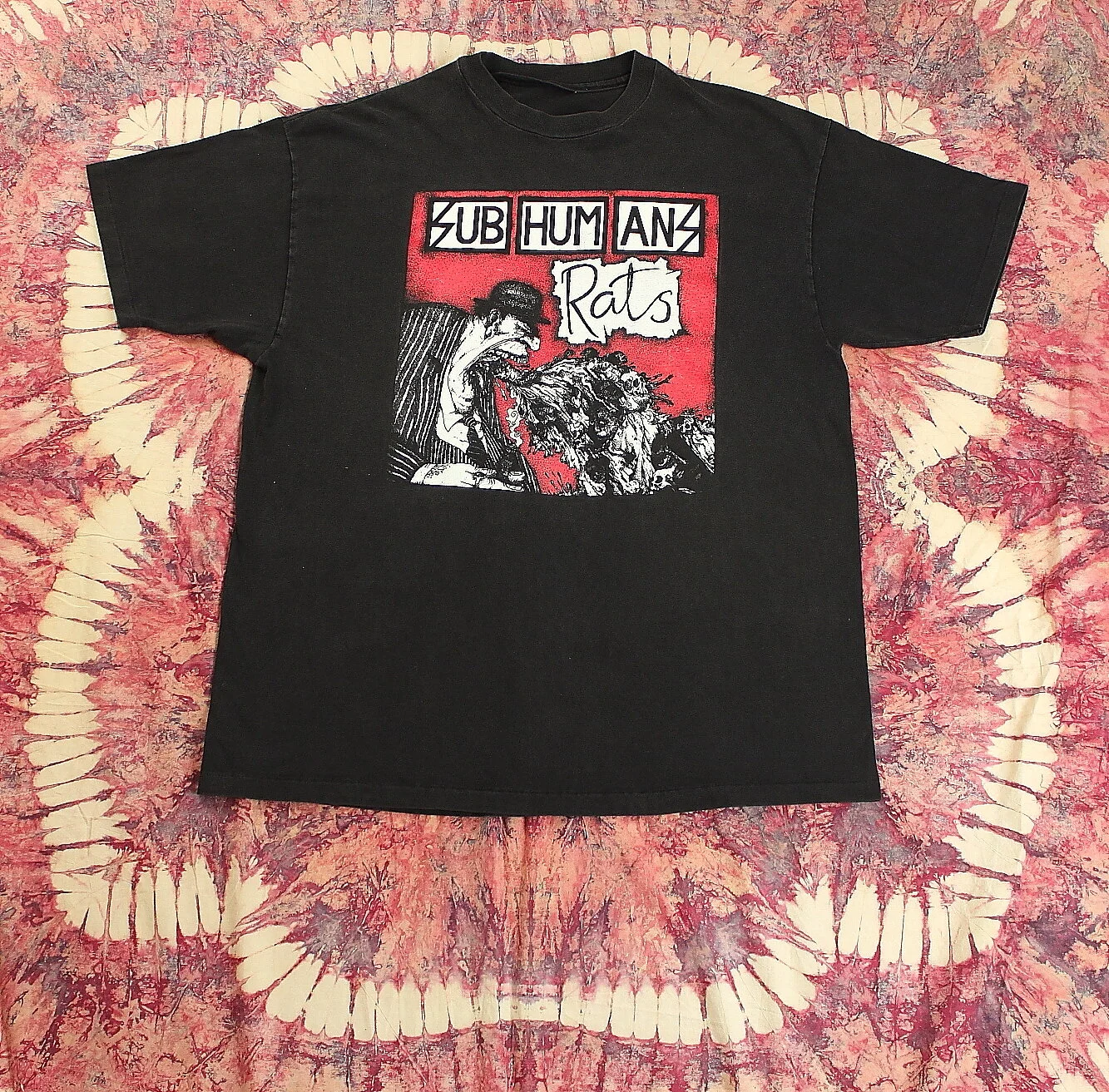 Vintage 90's Subhumans Rats T Shirt — Hellhound Vintage