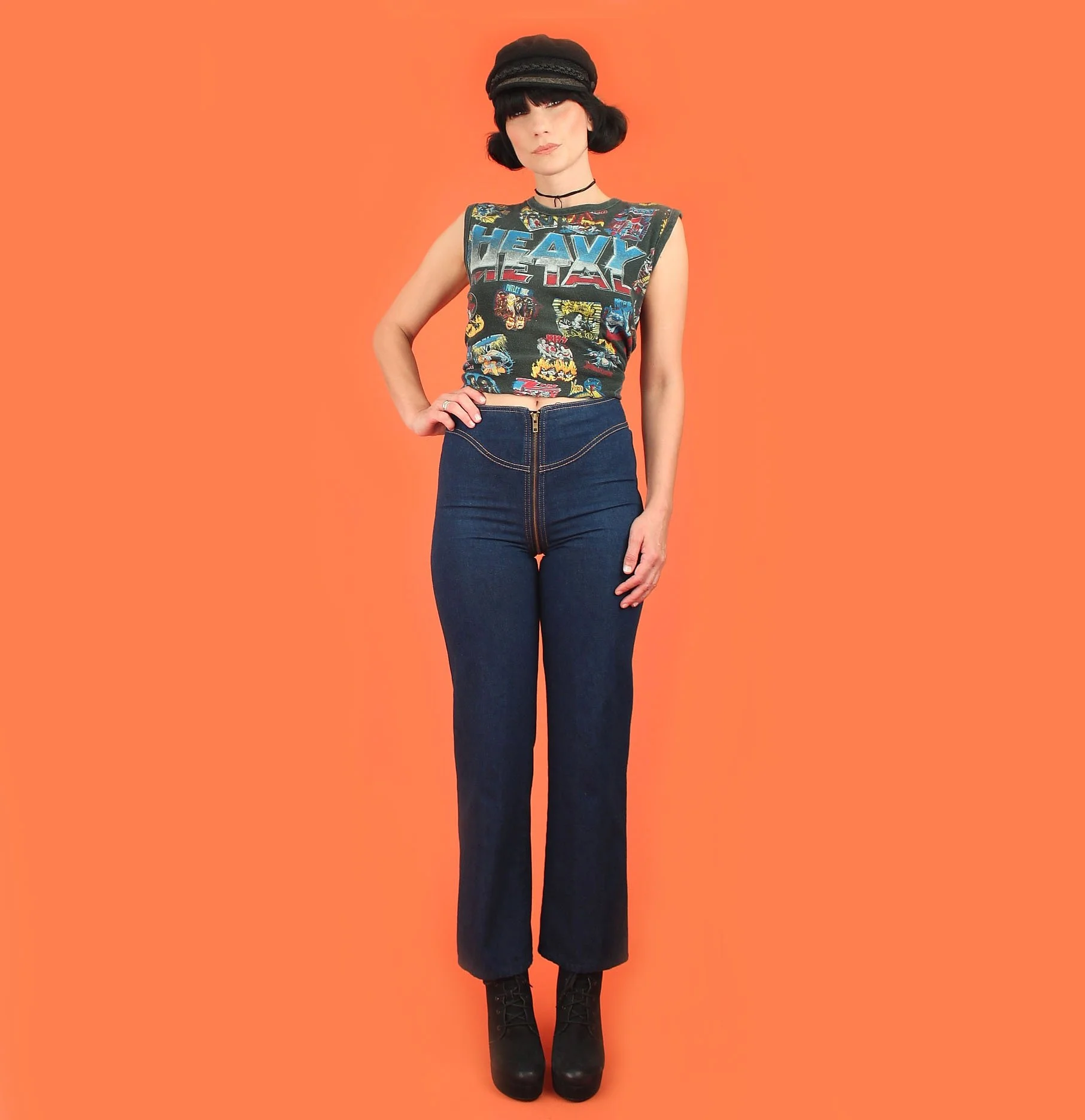 ViNtAgE 1980's Zip Around Jeans // RARE 80's Denim Zipper Jeans ...