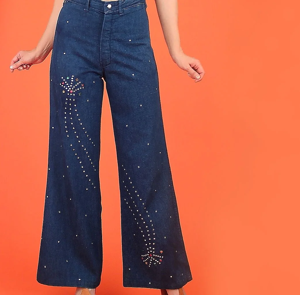 RARE ViNtAgE DITTOS Jeans // Saddleback // High Waisted Bell Bottoms ...