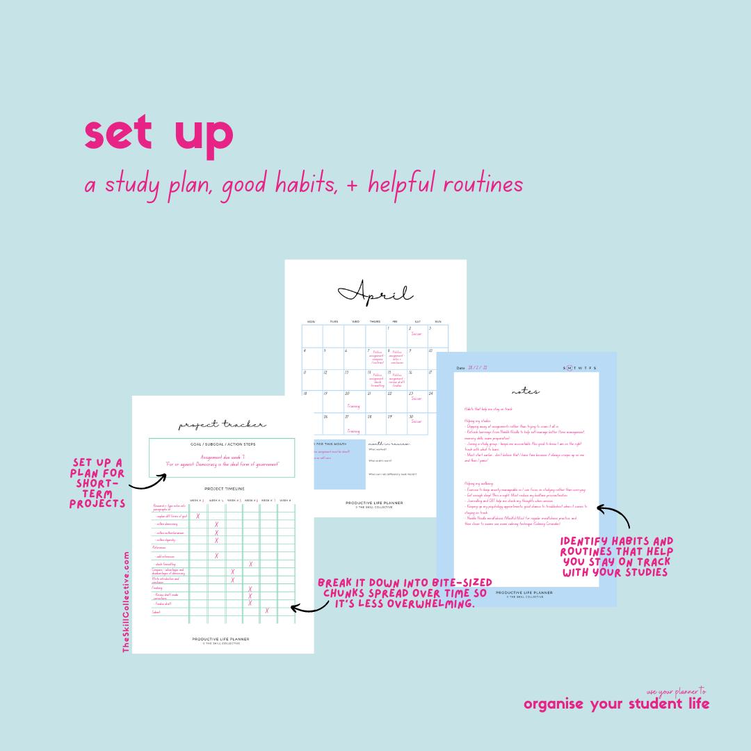 How a planner can help you stay on track with your studies — The Skill ...
