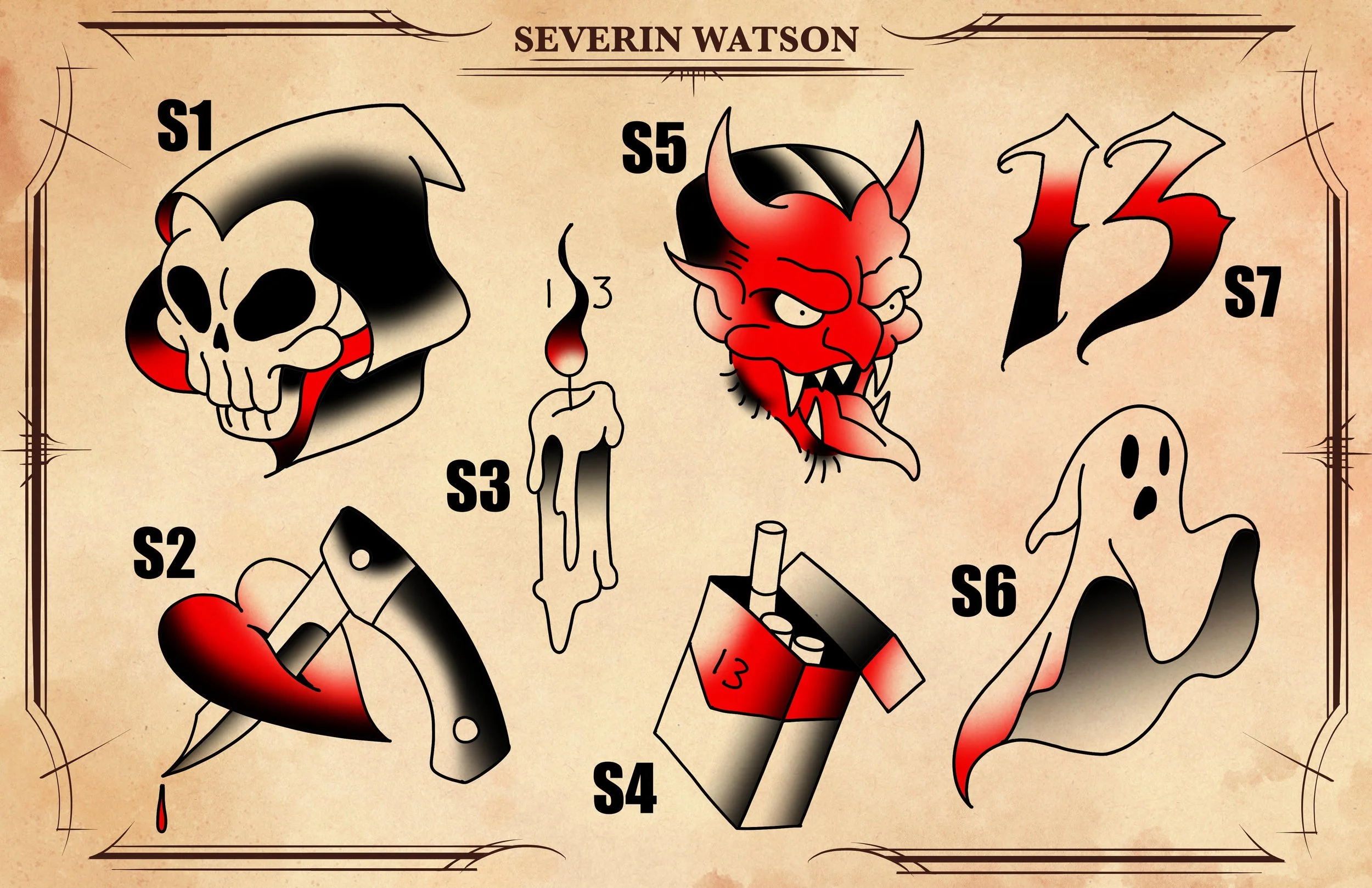 Friday The 13th Flash — Alchemy Tattoo Collective