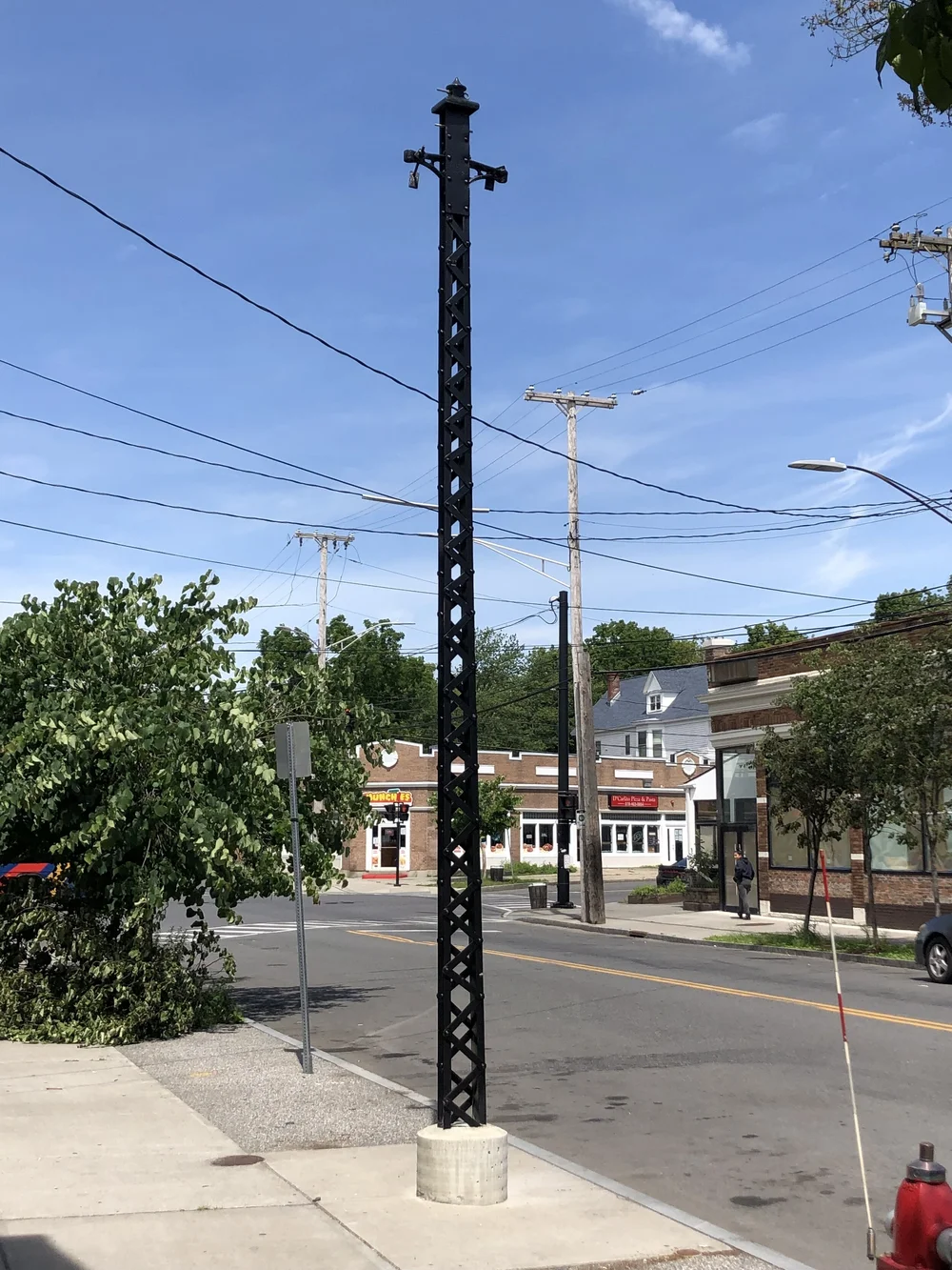 Trolley Pole Dedication — Historic Albany Foundation