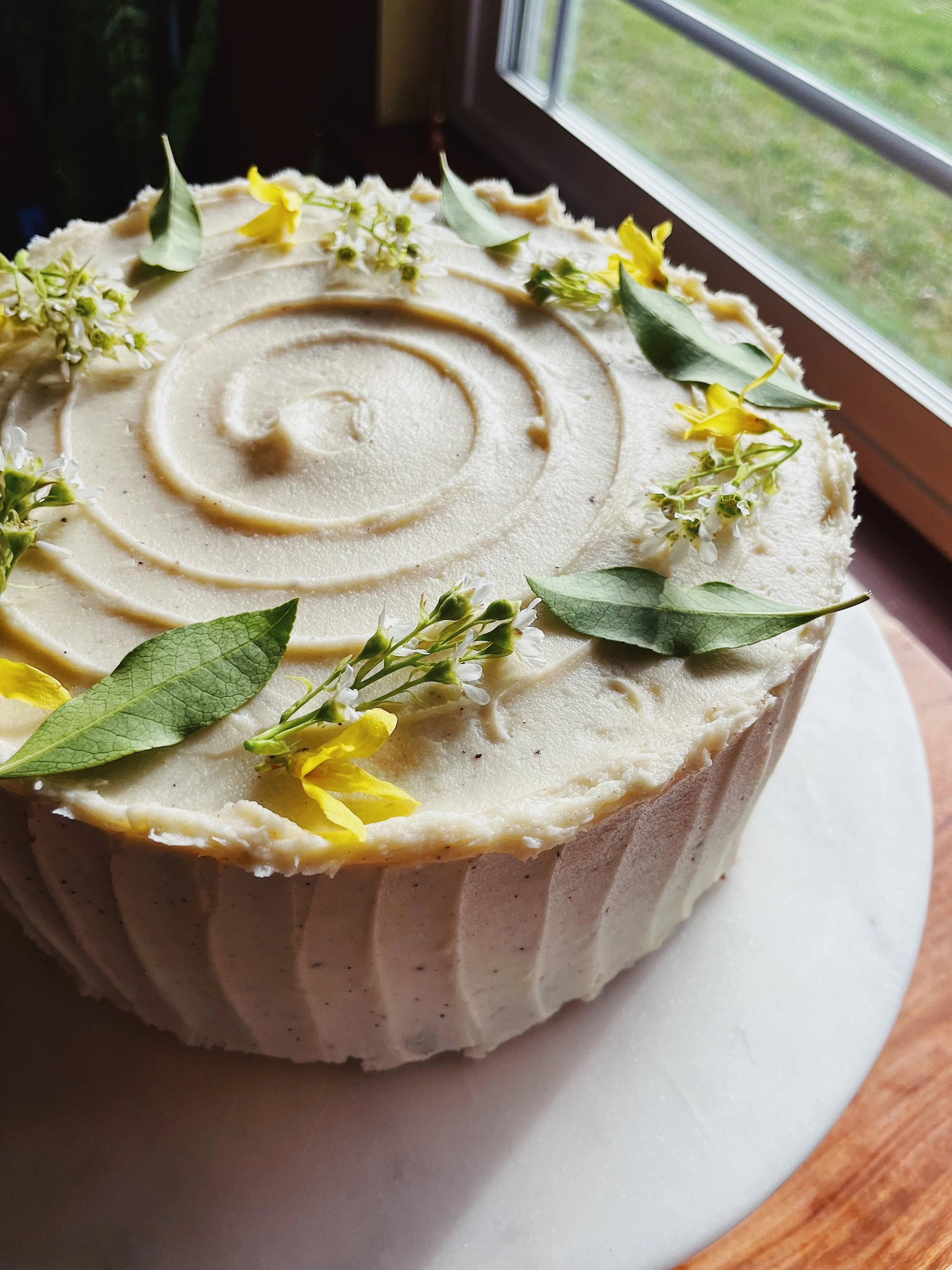 Carrot Cake with Browned Butter Cream Cheese Frosting — Polina Chesnakova