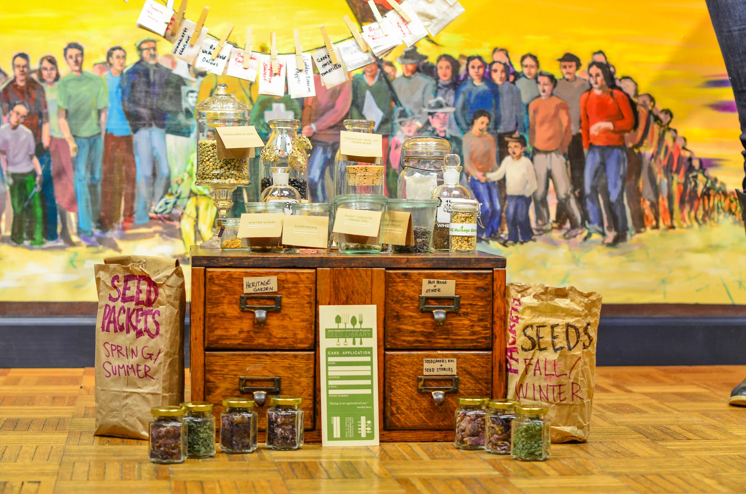 Seed library — UIC Heritage Garden