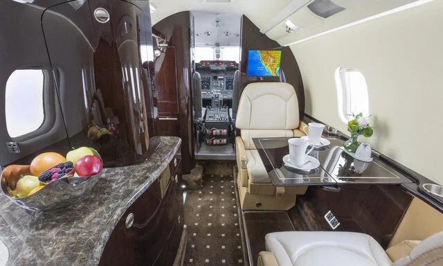 Learjet Inside