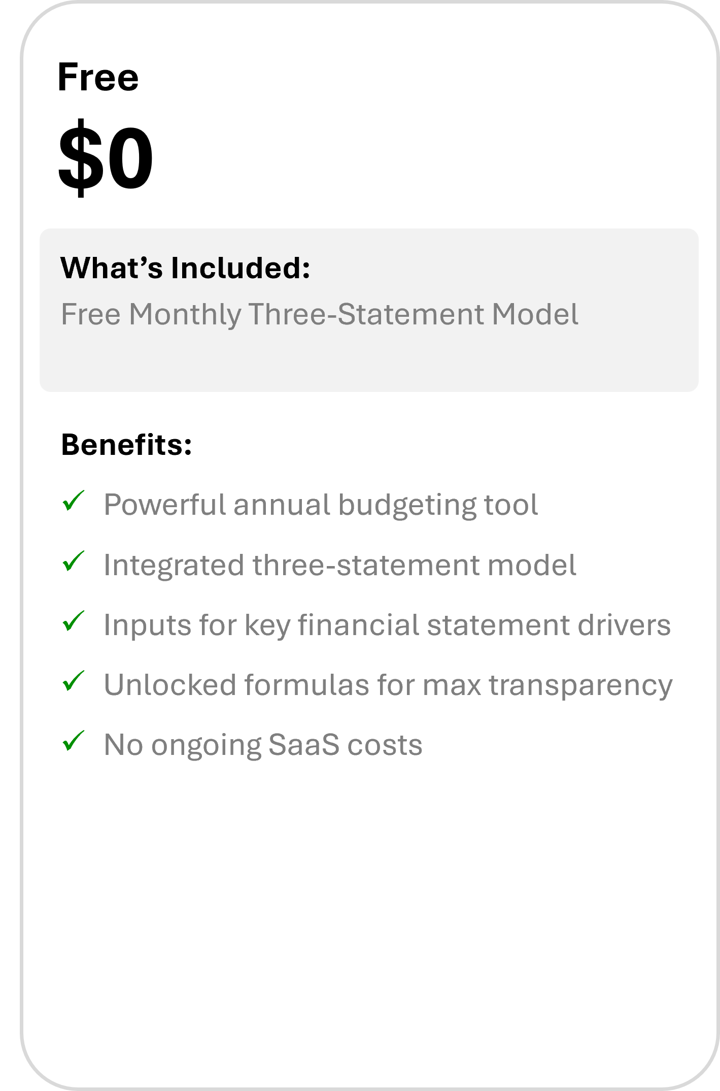 Free Three-Statement Model Template Excel | Keene Advisors