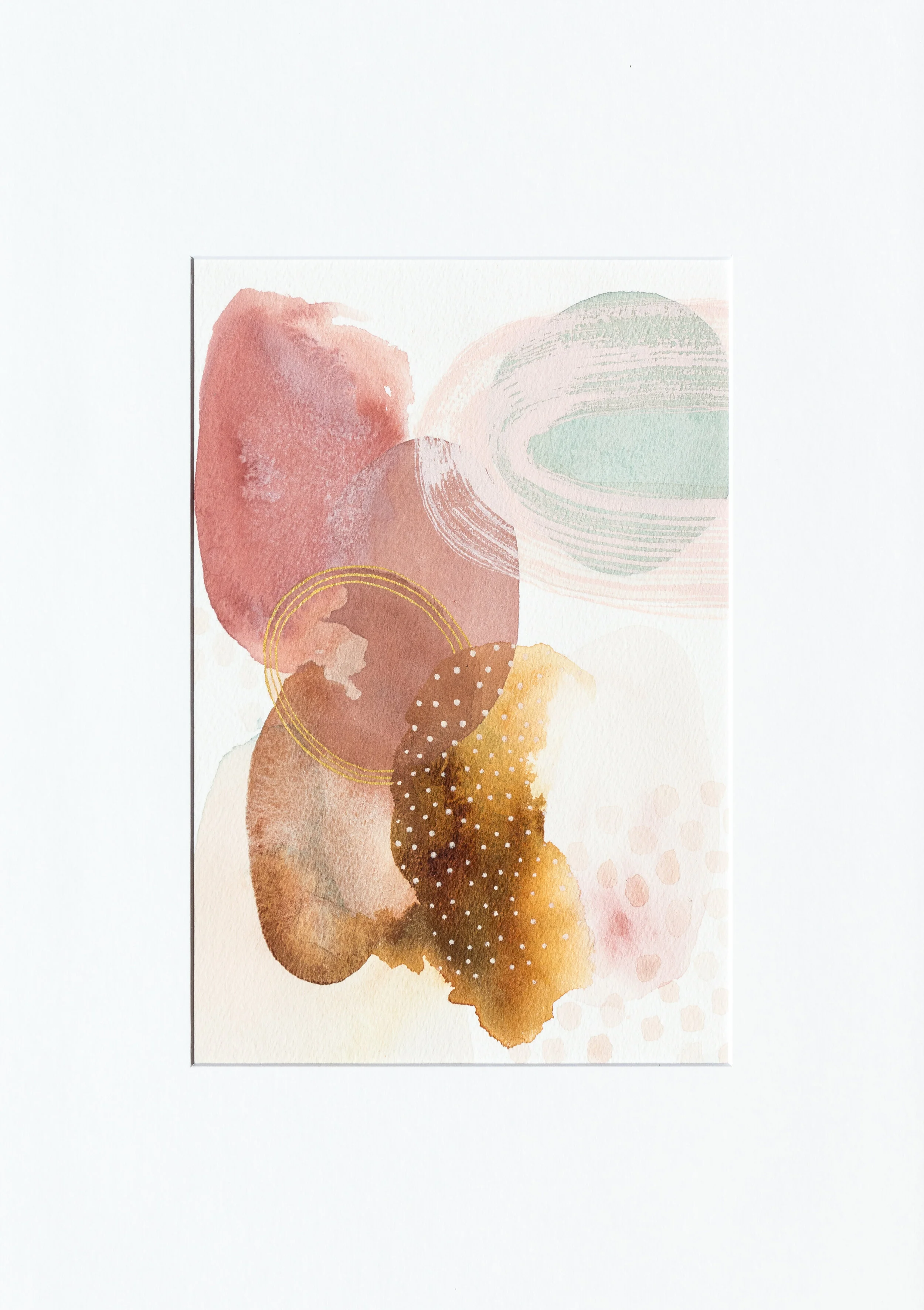 Huddle - Mixed Media - Abstract Painting — LAURA HORN ART