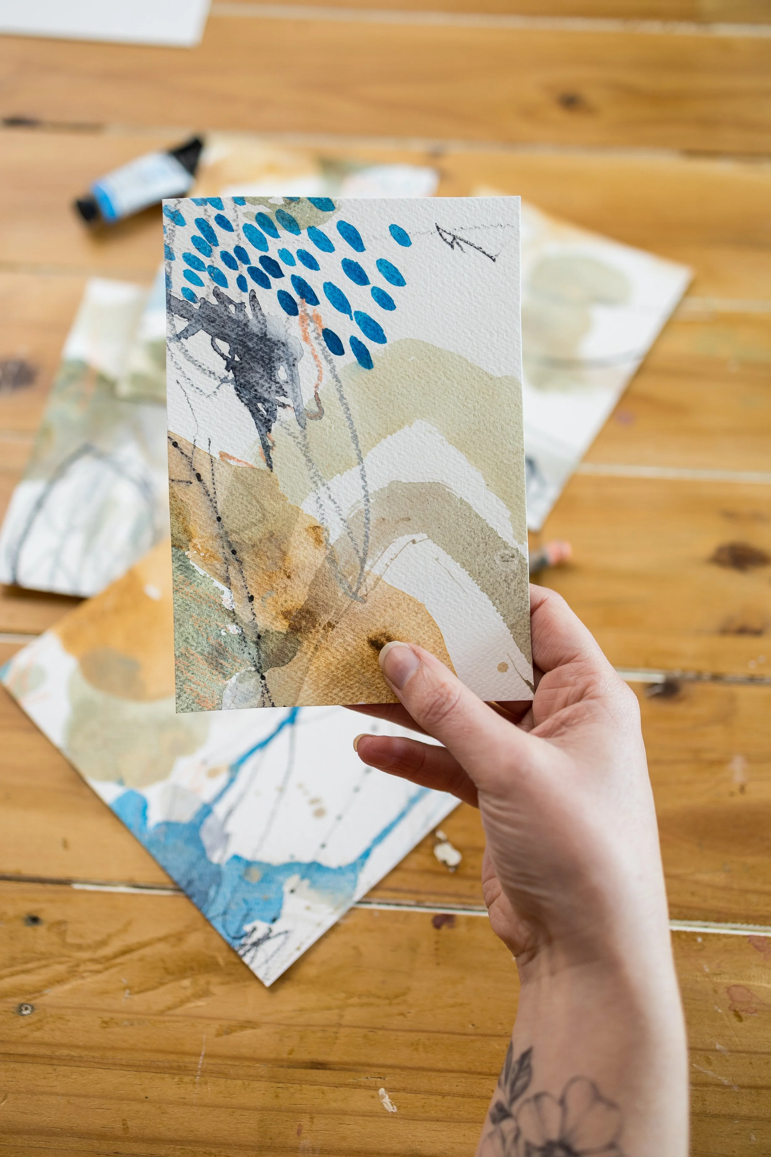 Modern Mixed Media — LAURA HORN ART