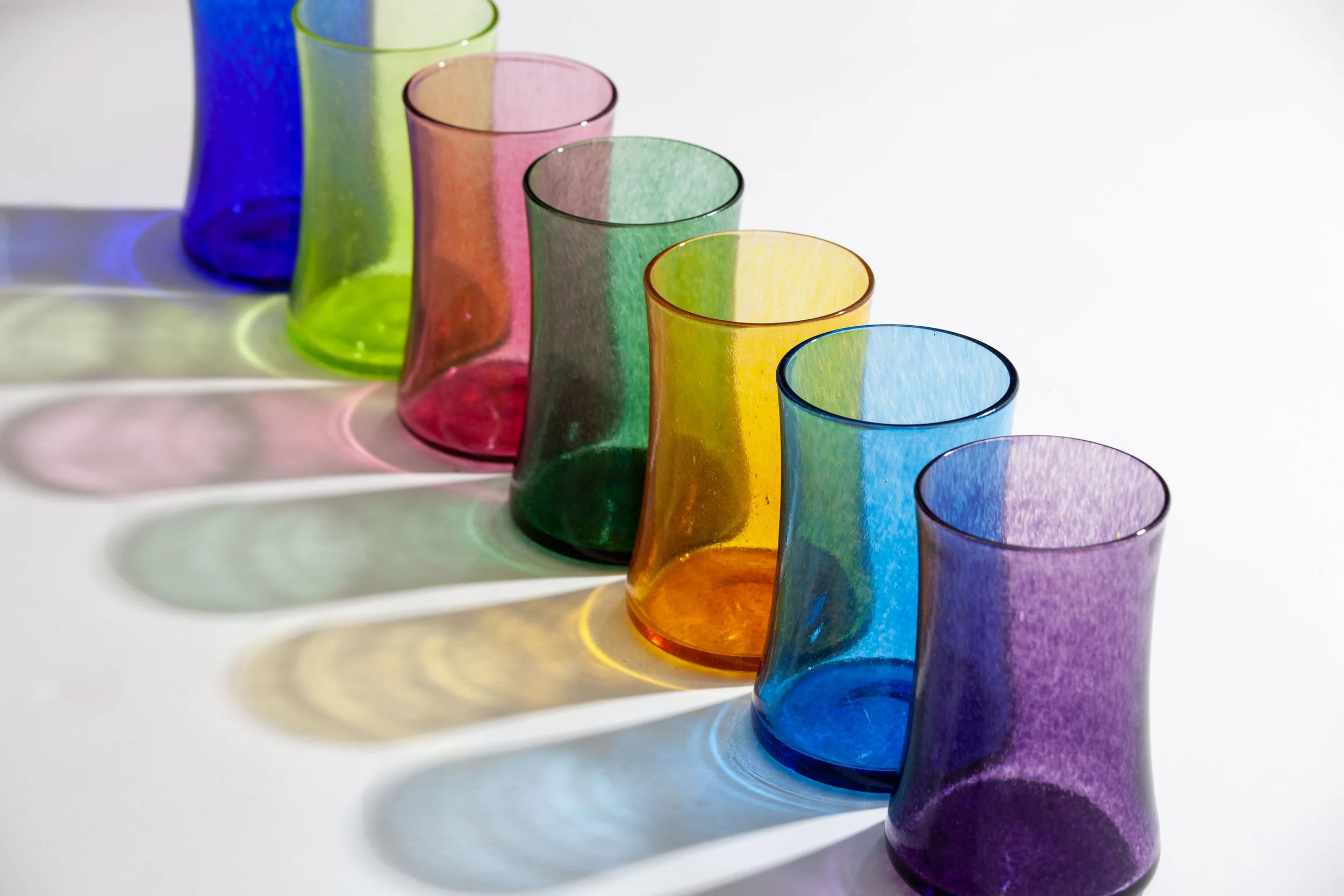 Tall Handblown Stemless Glass — AO Glass