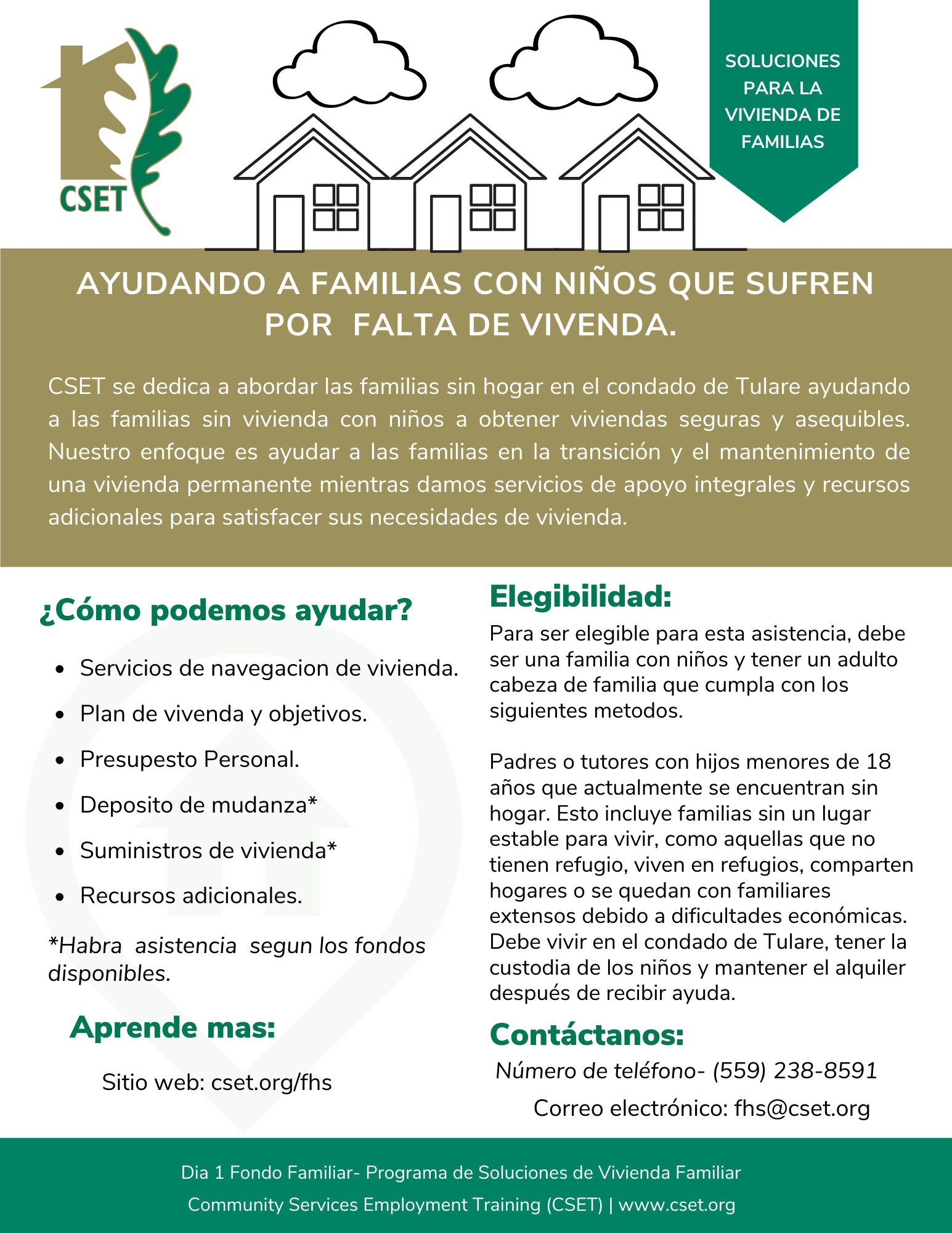 Family Housing Solutions — CSET