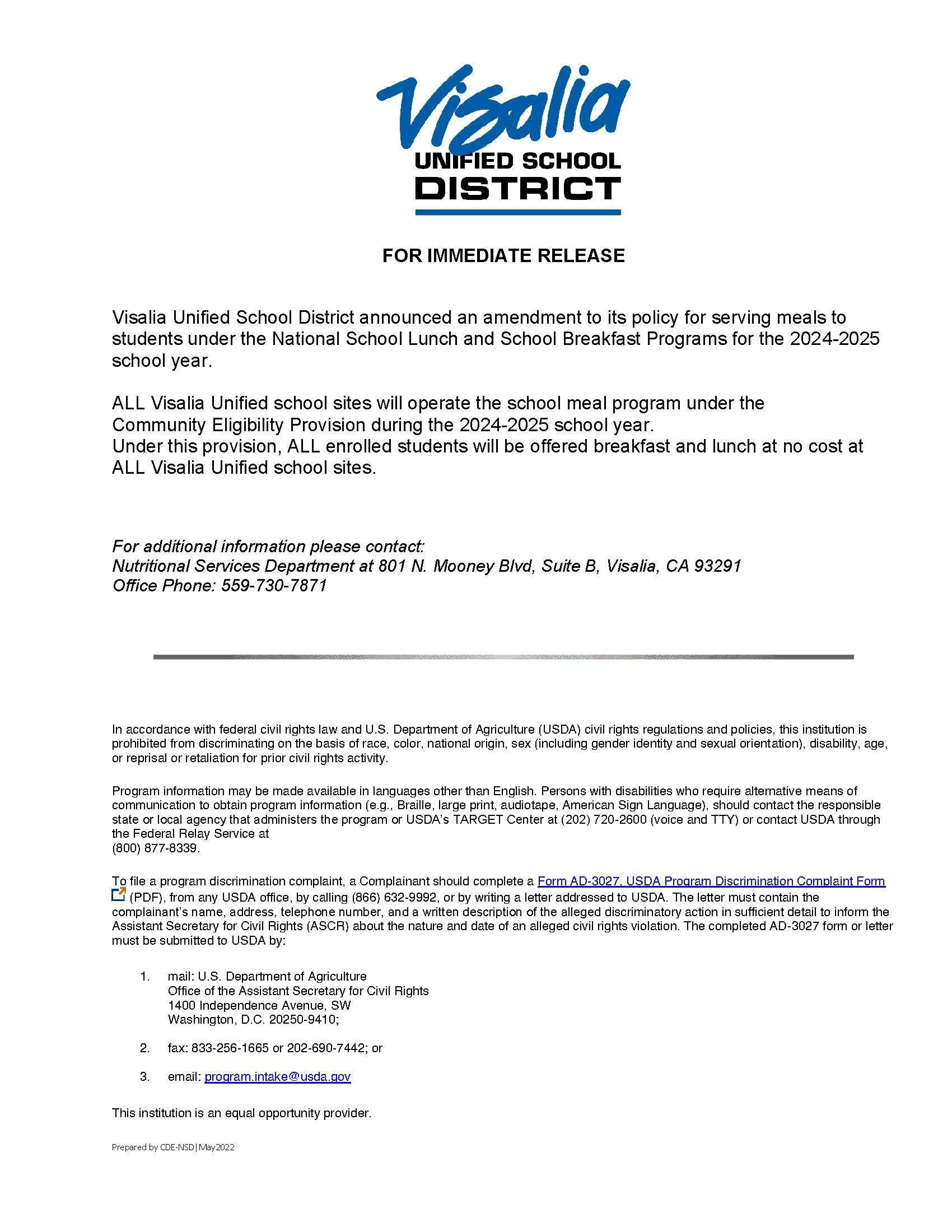 FOR IMMEDIATE RELEASE: Visalia Navigation Center Breaks Ground — CSET