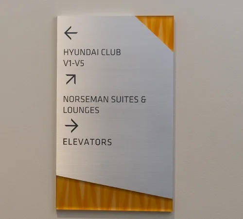 Press Release: Custom ADA Signage at the US Bank Stadium — Encompass