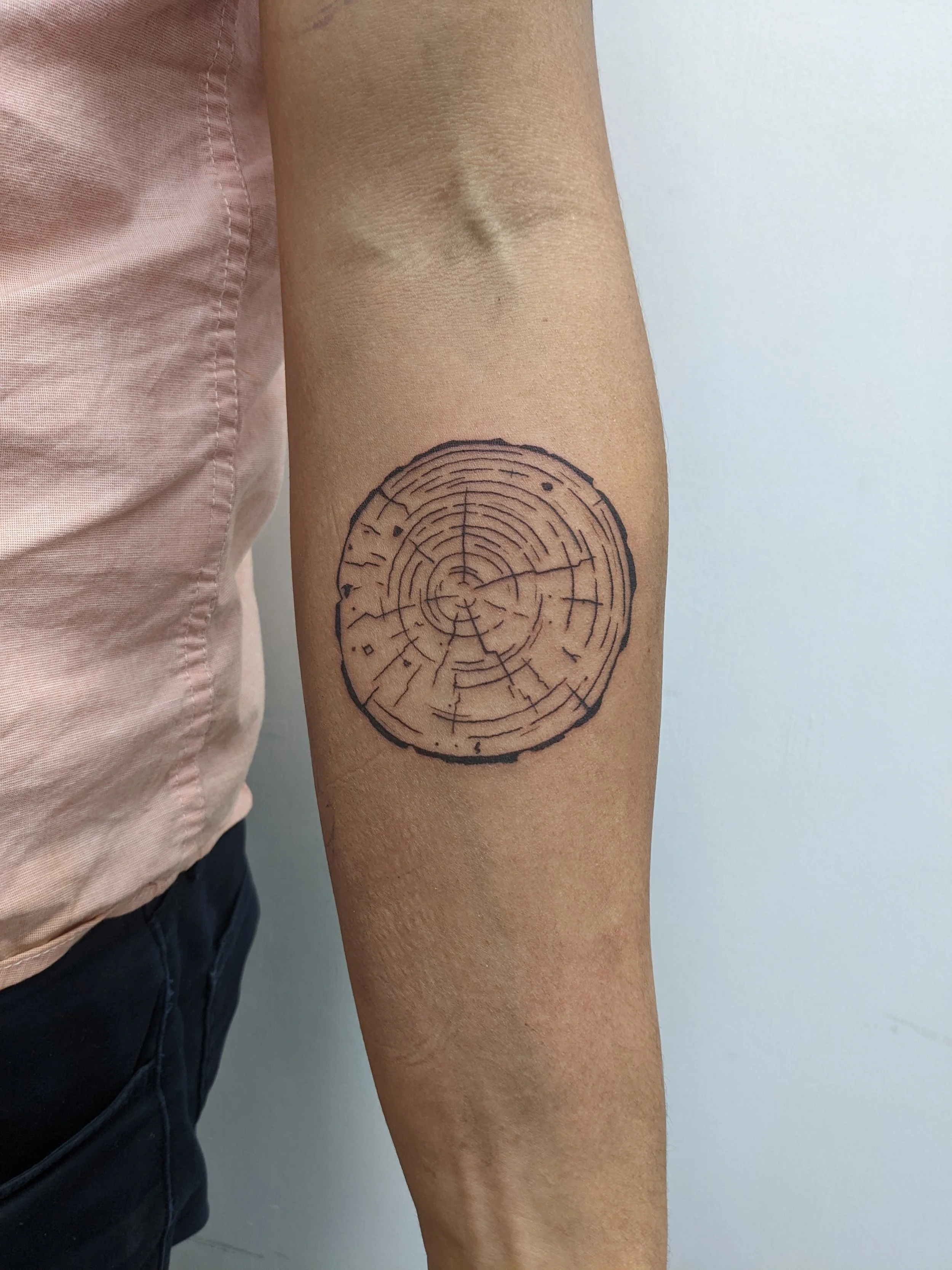 Tree Rings Tattoo